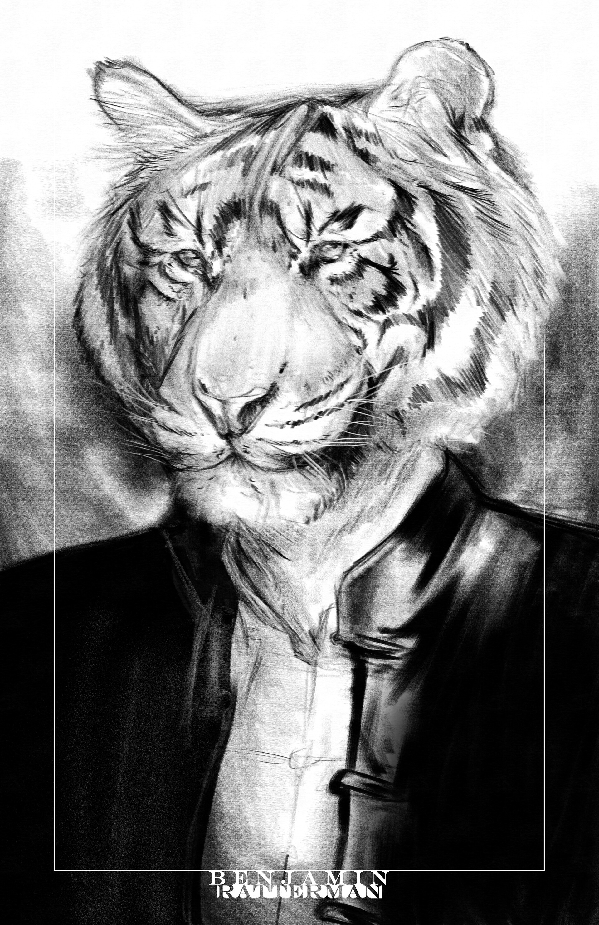 ArtStation - PENCIL TIGER