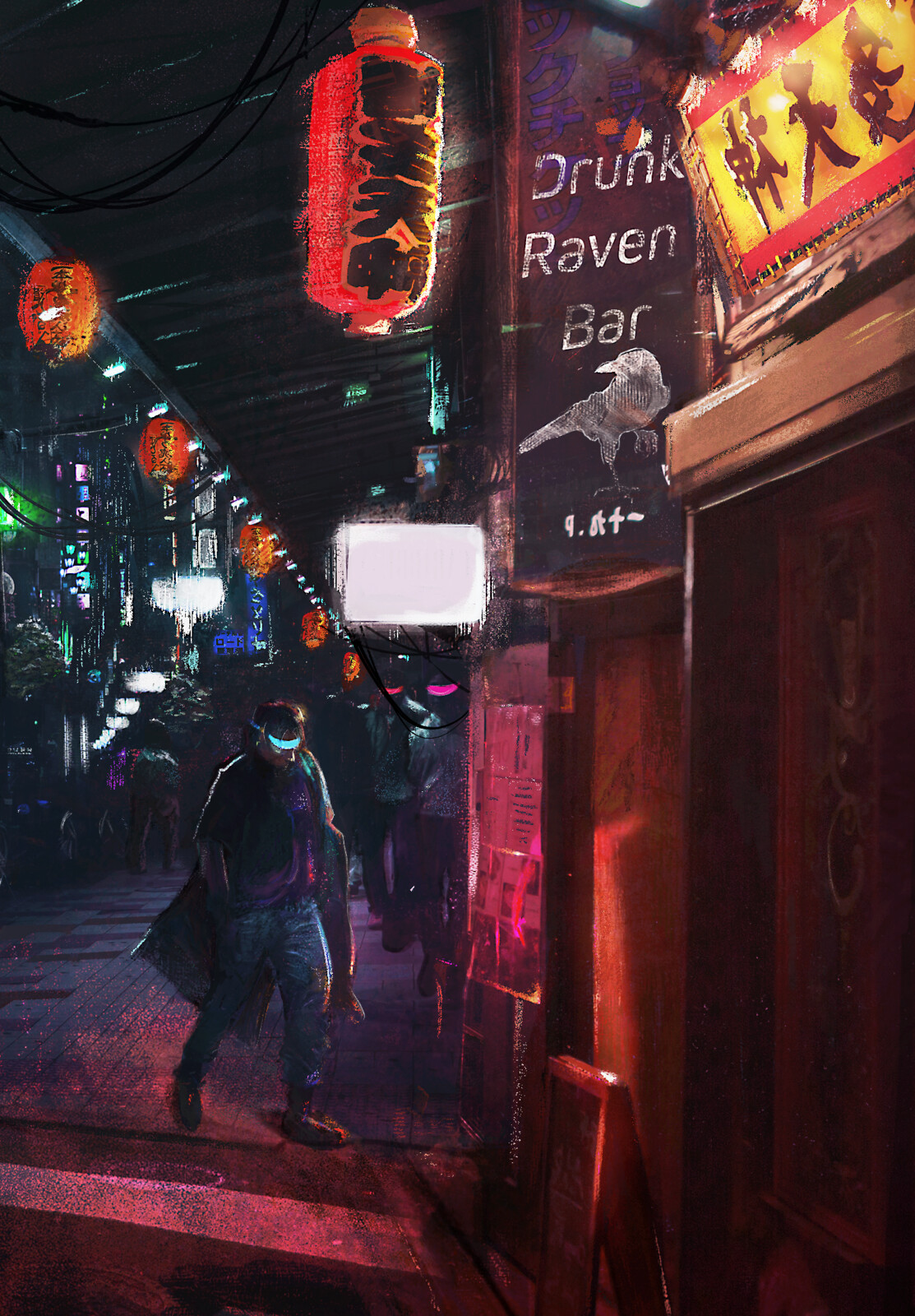 Julianna Rodrigues - Drunk Raven Bar - (Raven's Autocra) Concept Art