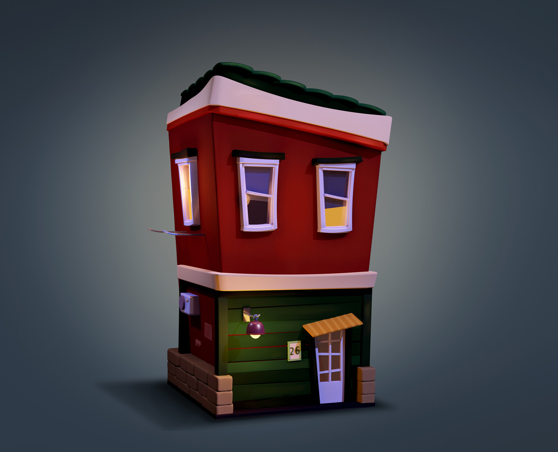 ArtStation - Cartoon House