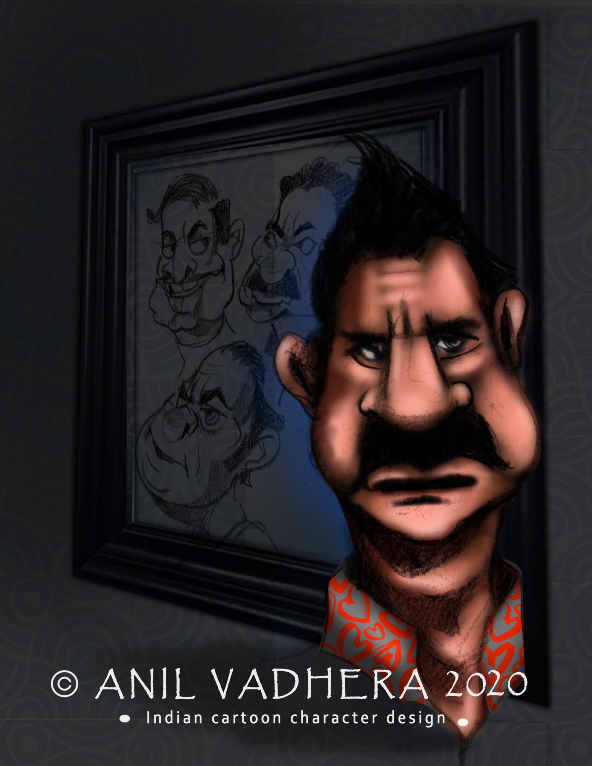 ArtStation - Indian Cartoon Character- by Anil Vadhera