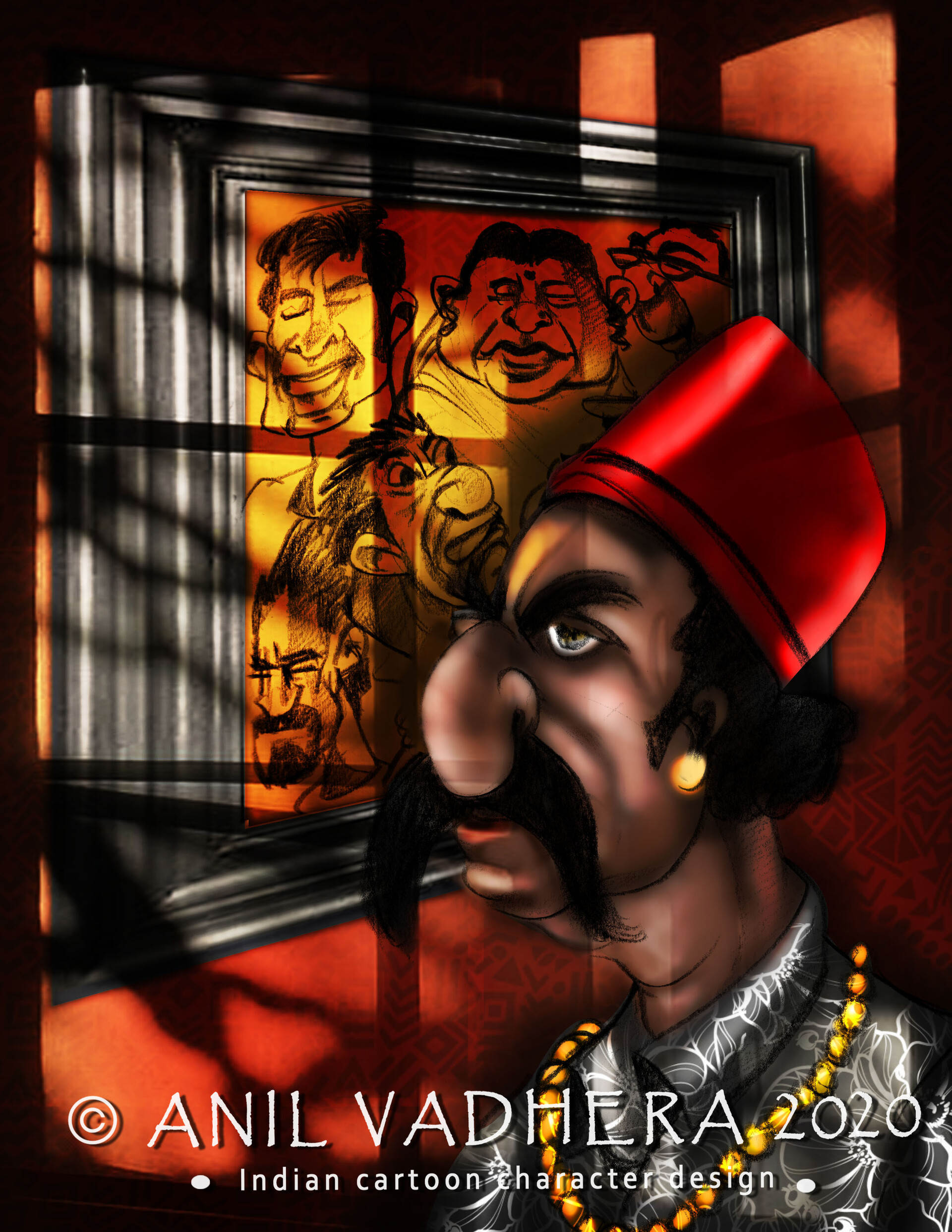 ArtStation - Indian Cartoon Character- by Anil Vadhera