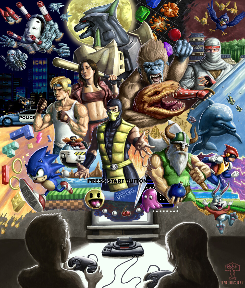 Sega Genesis Game Wallpapers