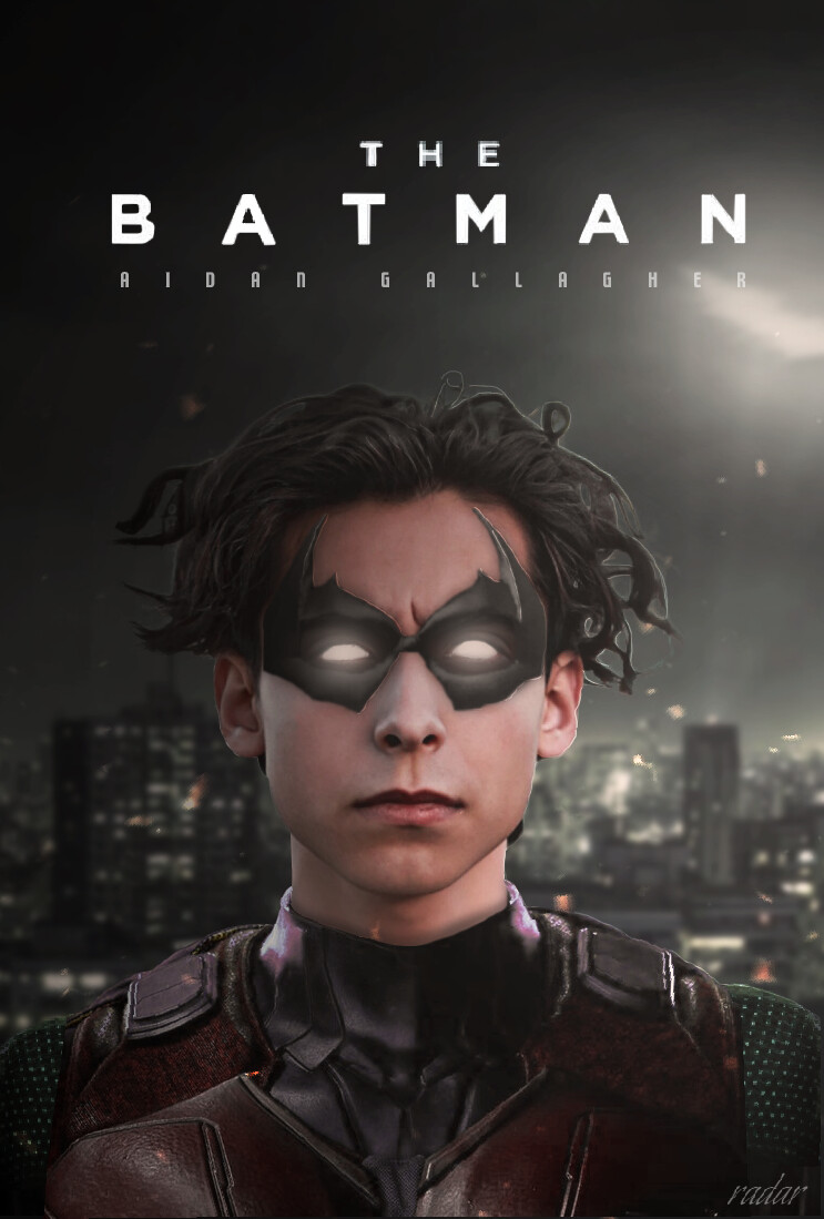 ArtStation - Aidan Gallagher as Robin - The Batman