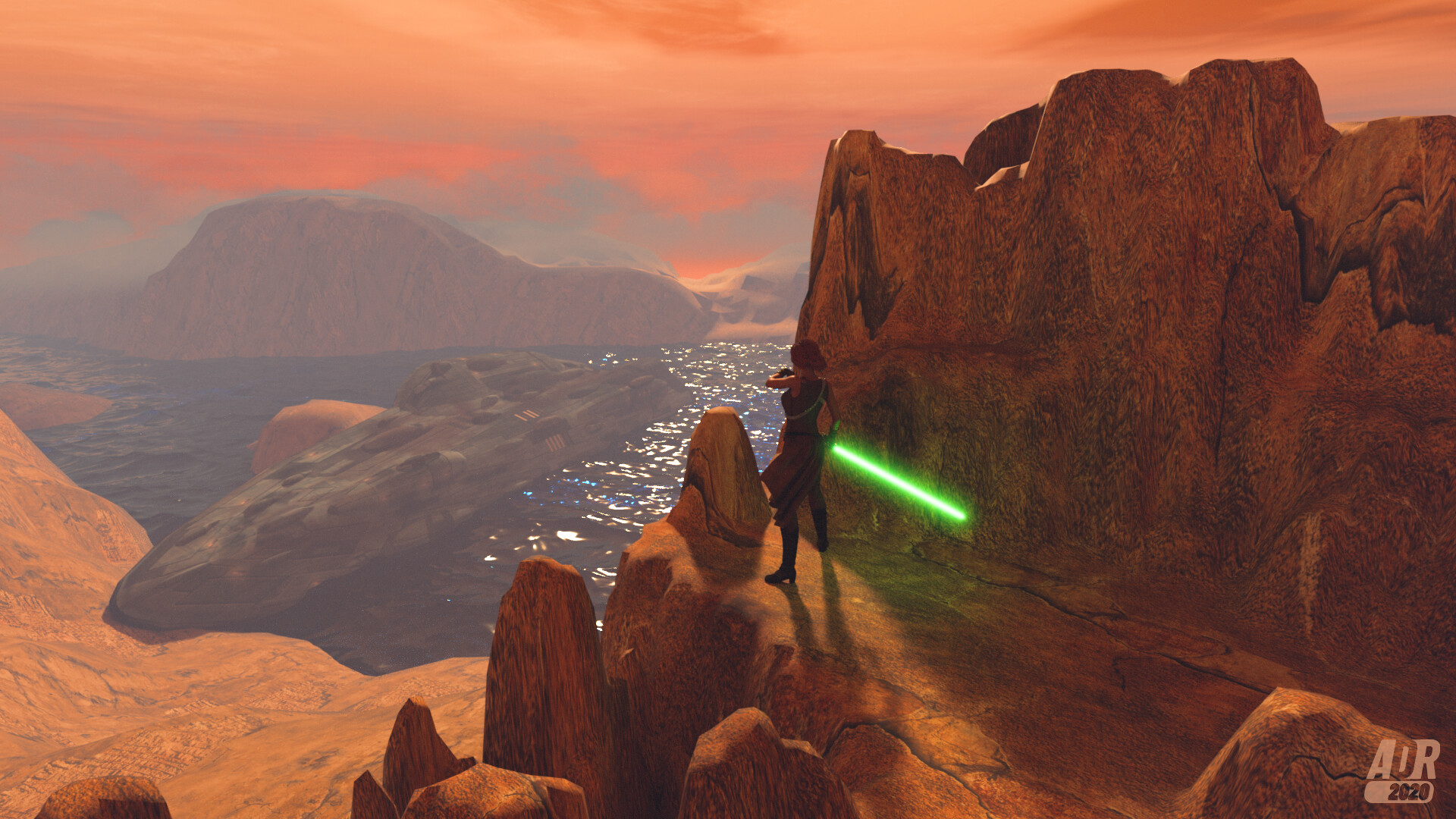 ArtStation - Starship Crash