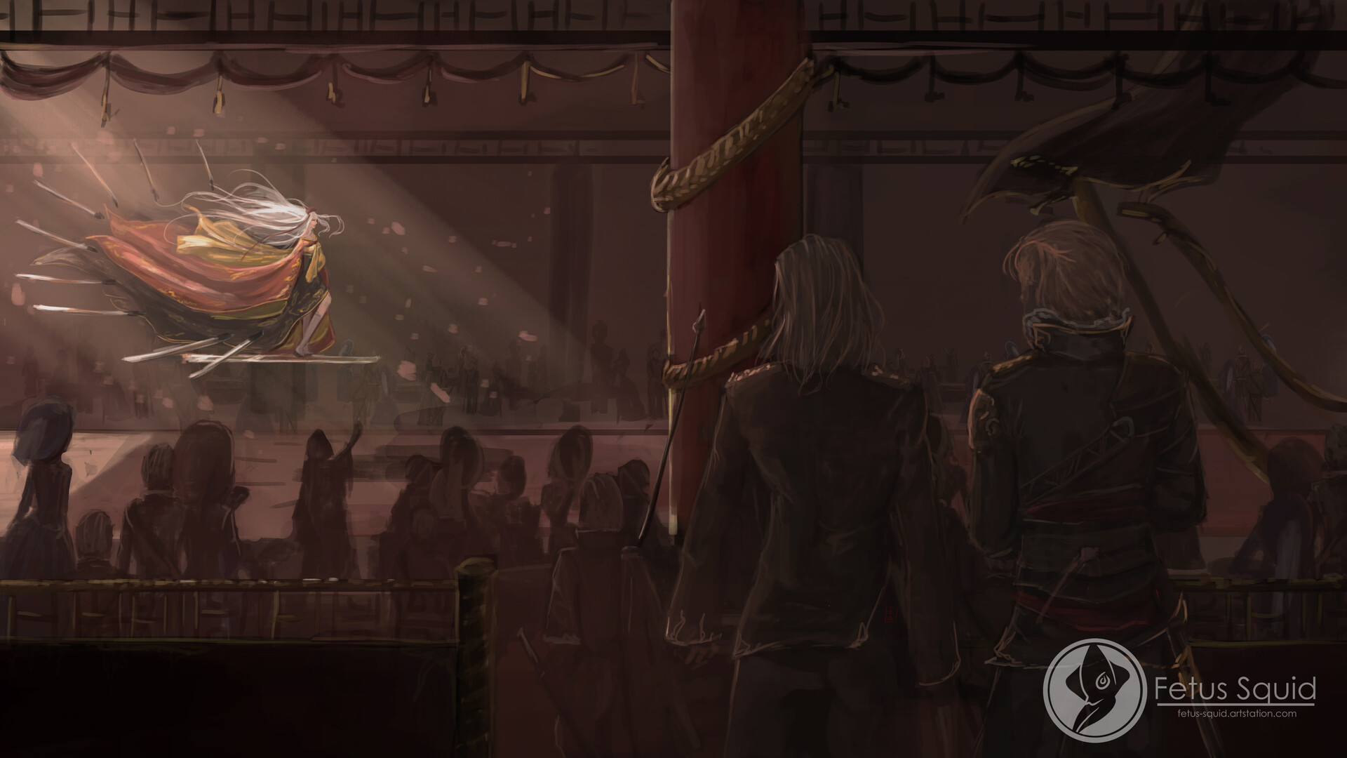 ArtStation - The Princess of the Wind enters the Palace