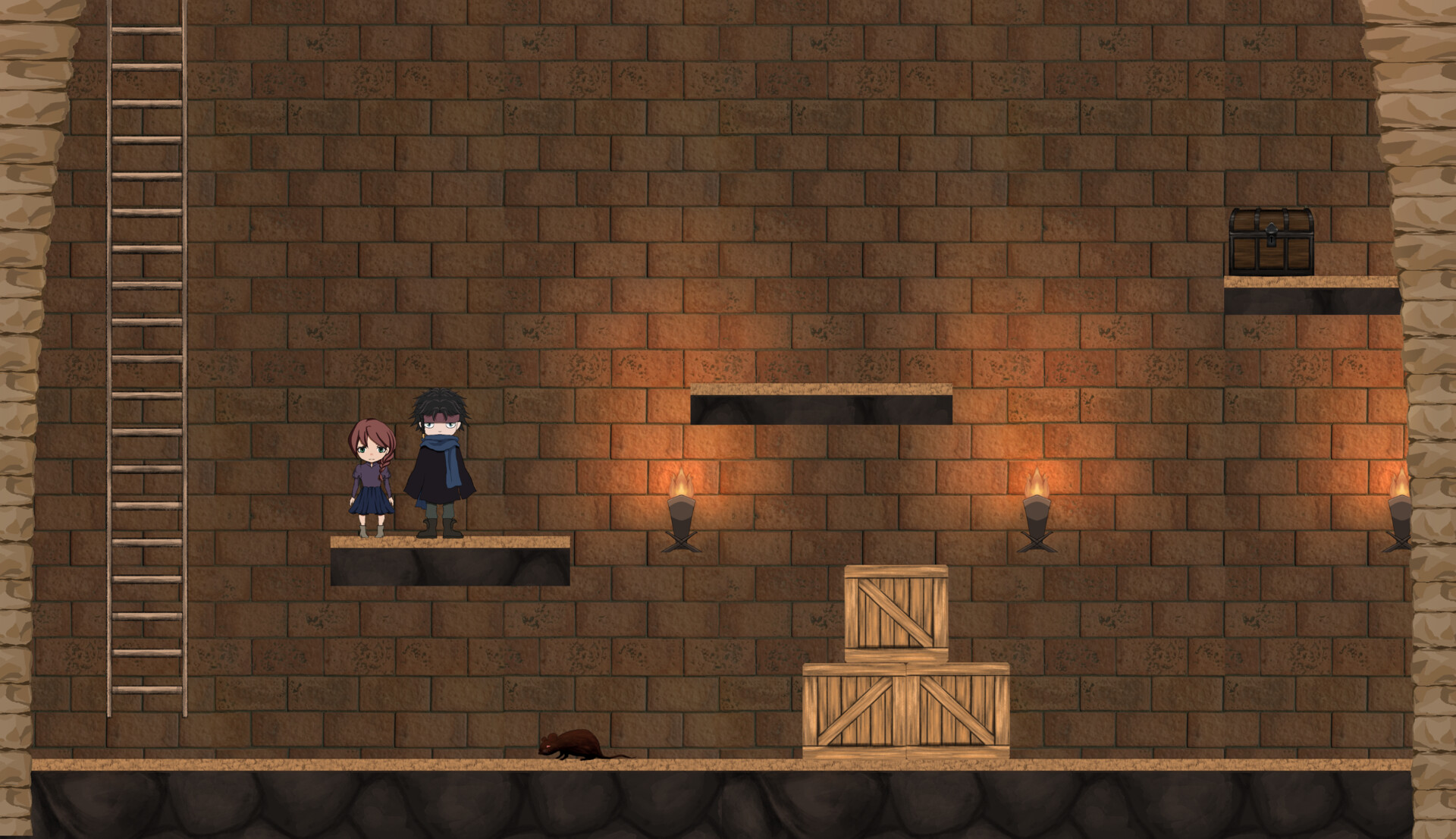 ArtStation - 2D RPG tunnel