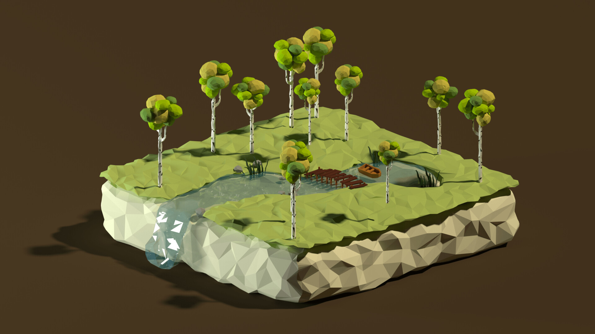 ArtStation - Low-poly environment