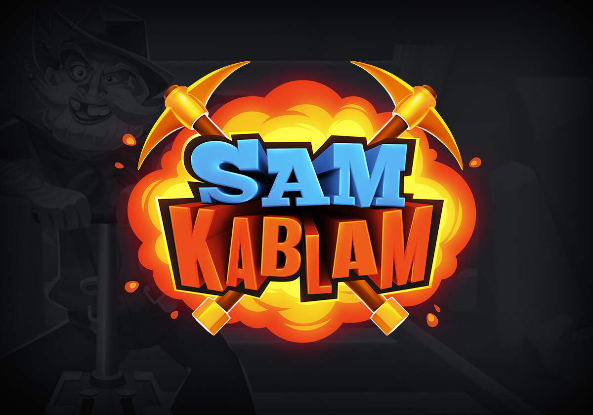 ArtStation - Sam Kablam game logo