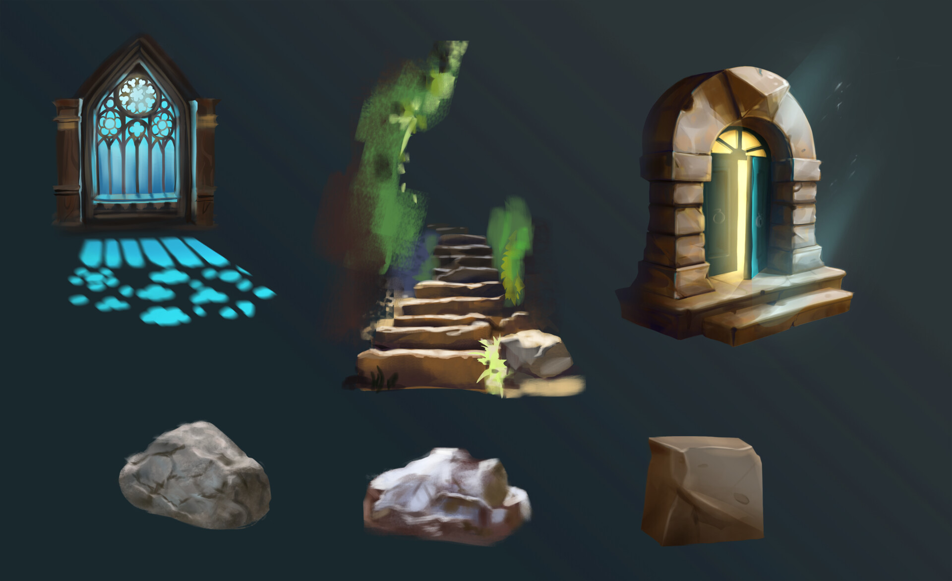 ArtStation - Nature, environment and surfaces studing