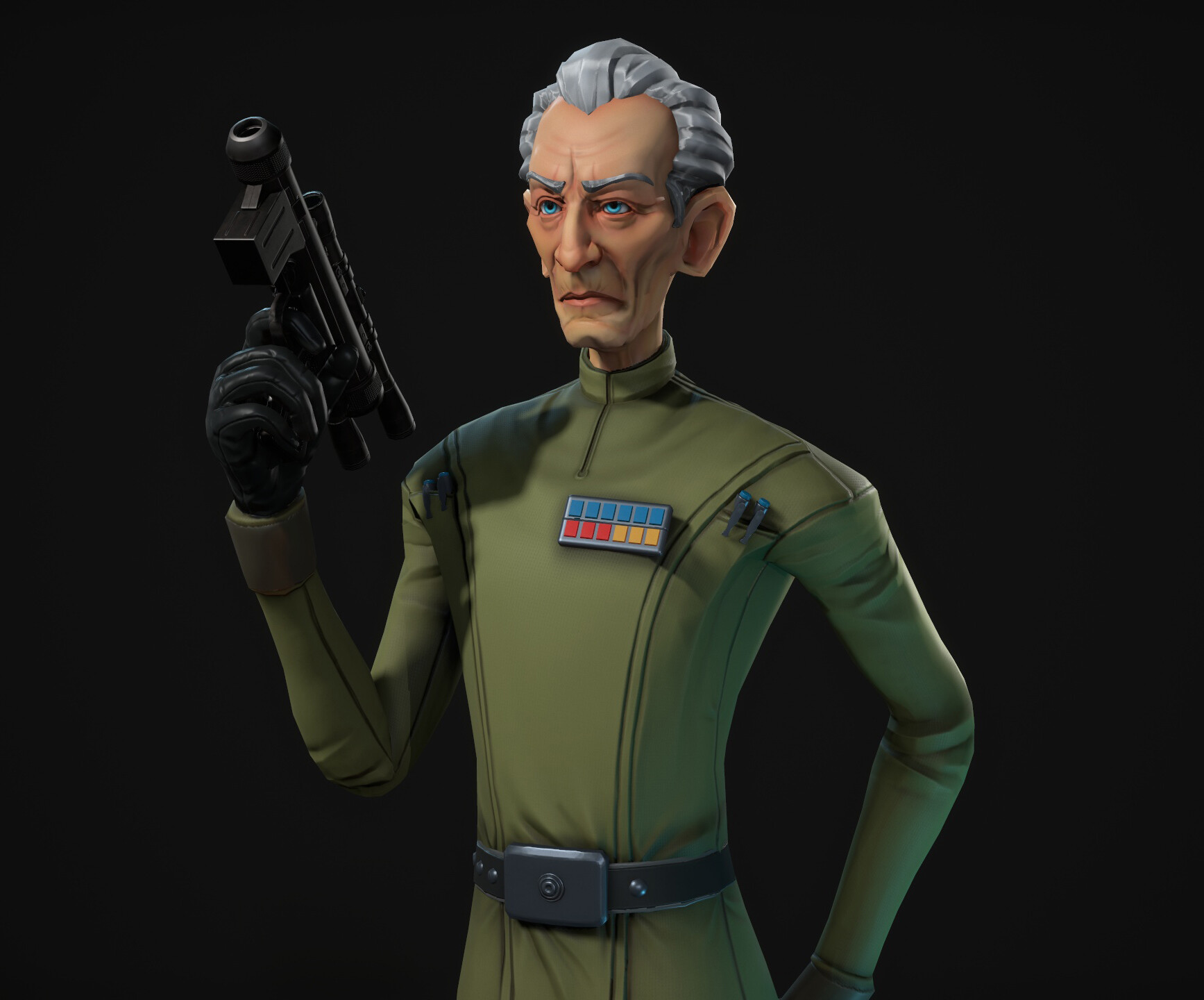 ArtStation - Grand Moff Tarkin