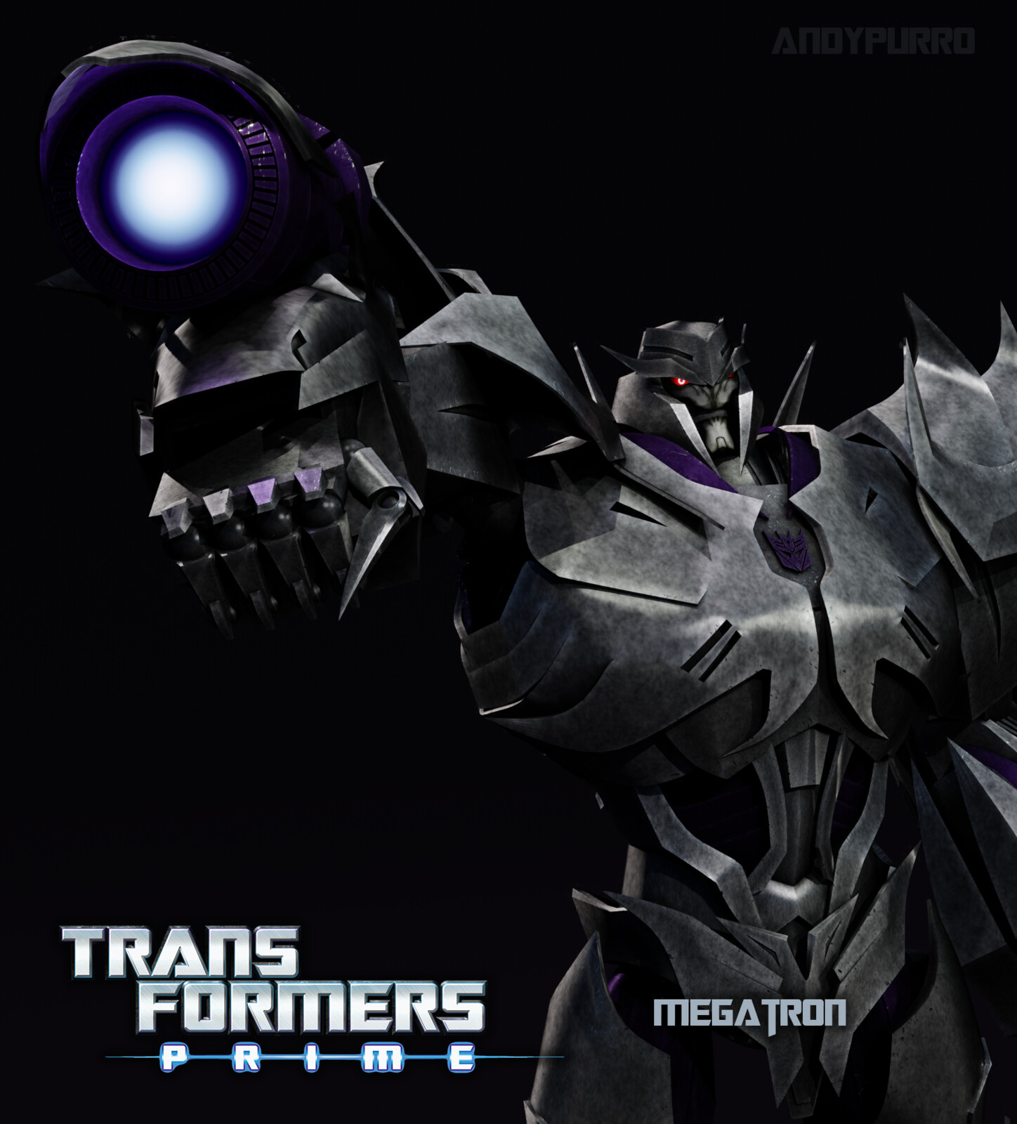 Andrew Au - Transformers Prime: Megatron 3D Blender model