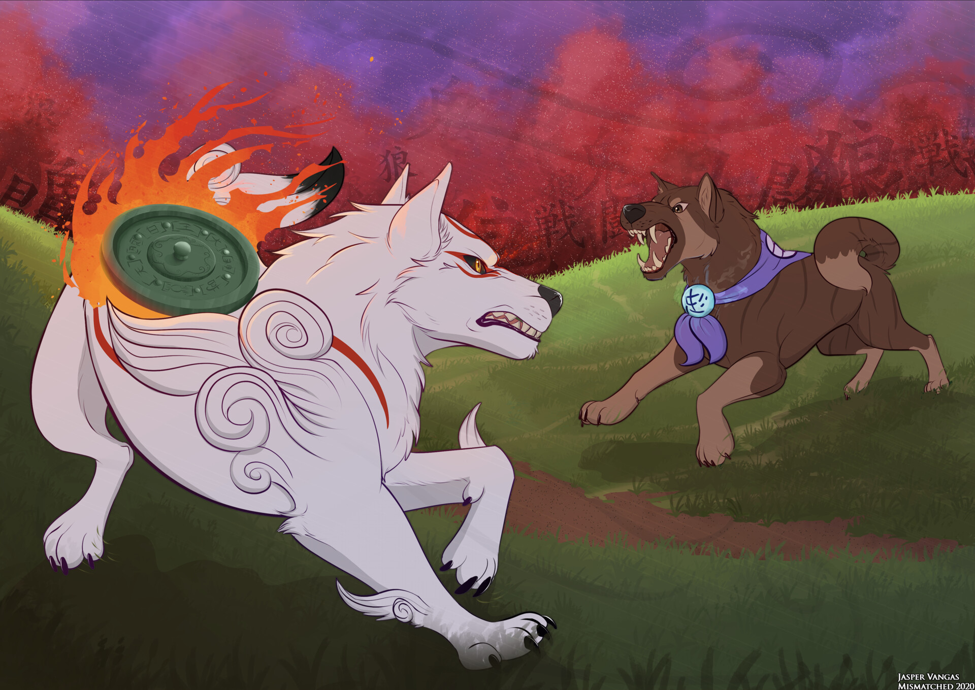 Amaterasu And Wolf Link