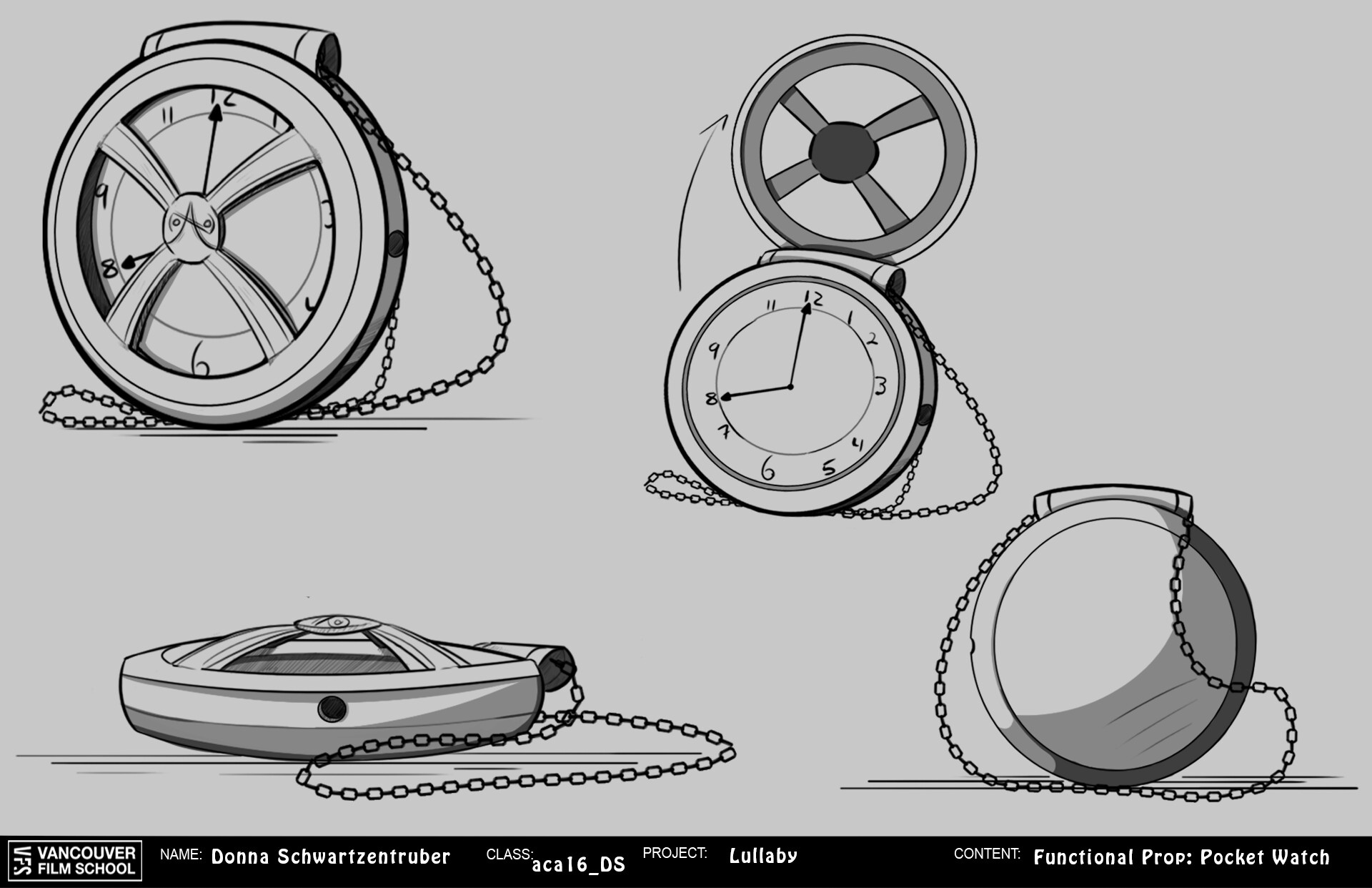 ArtStation - Lullaby: Prop- Memory Pocket Watch