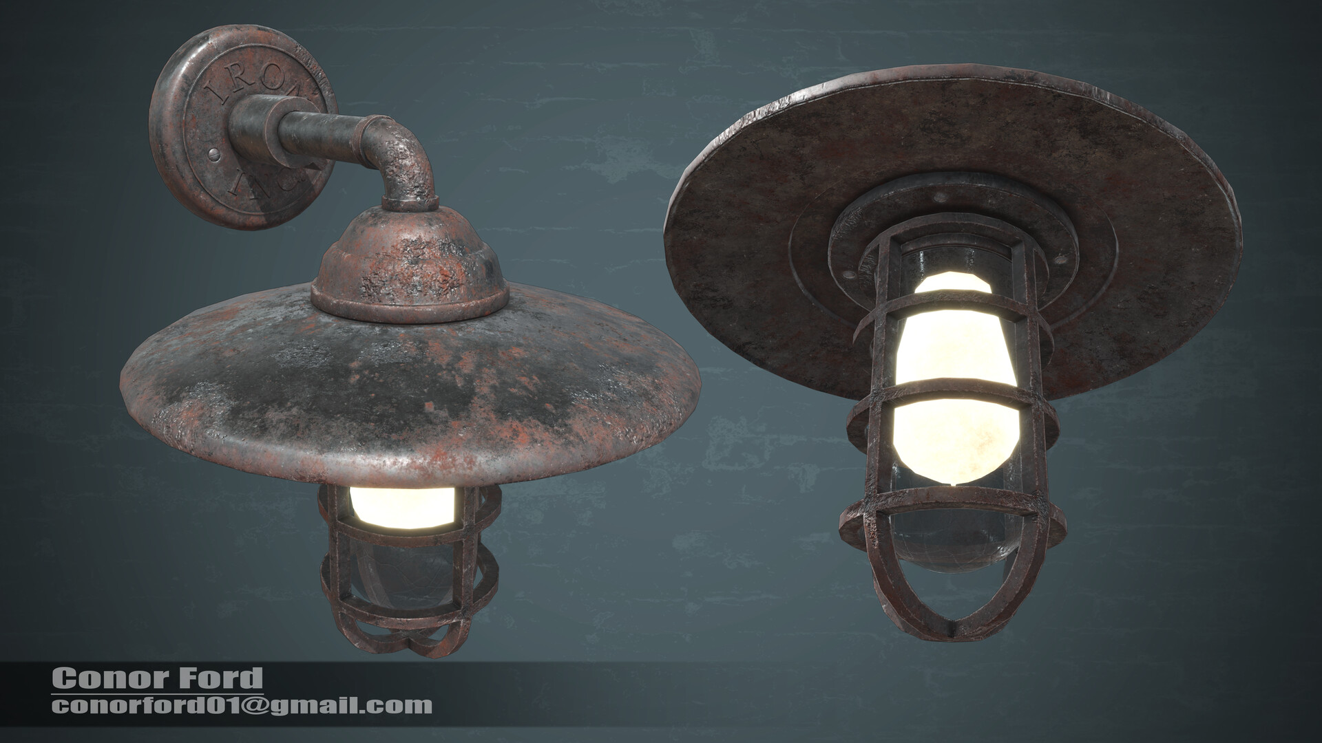 Conor Ford - Industrial Metal Wall Sconce (Project Breakdown)