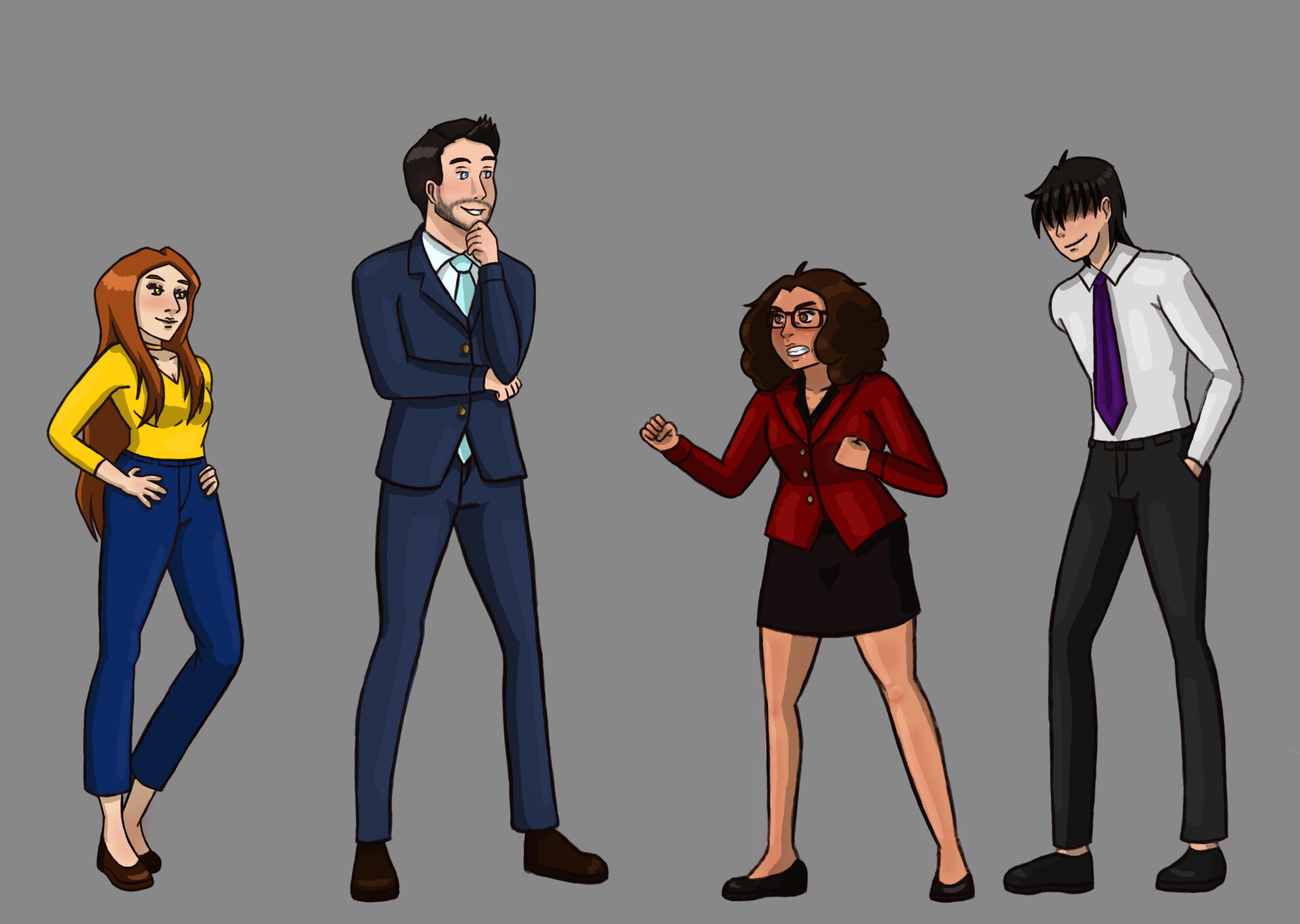 ArtStation - Alienation Character Cast