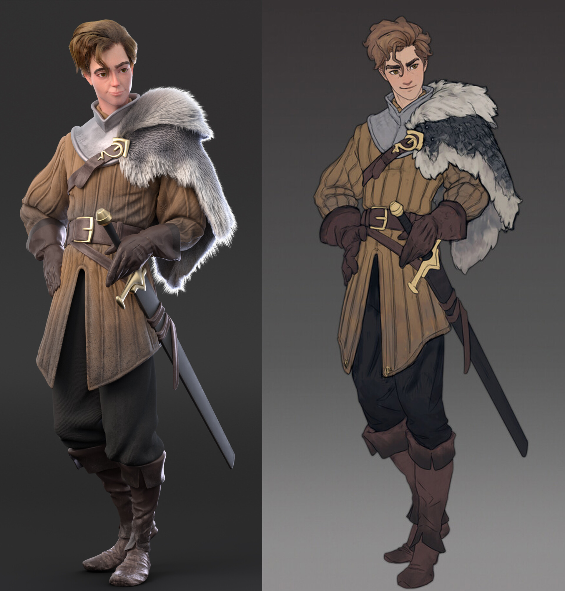 Dominik Koscinski - Artstation Challenge: King Arthur