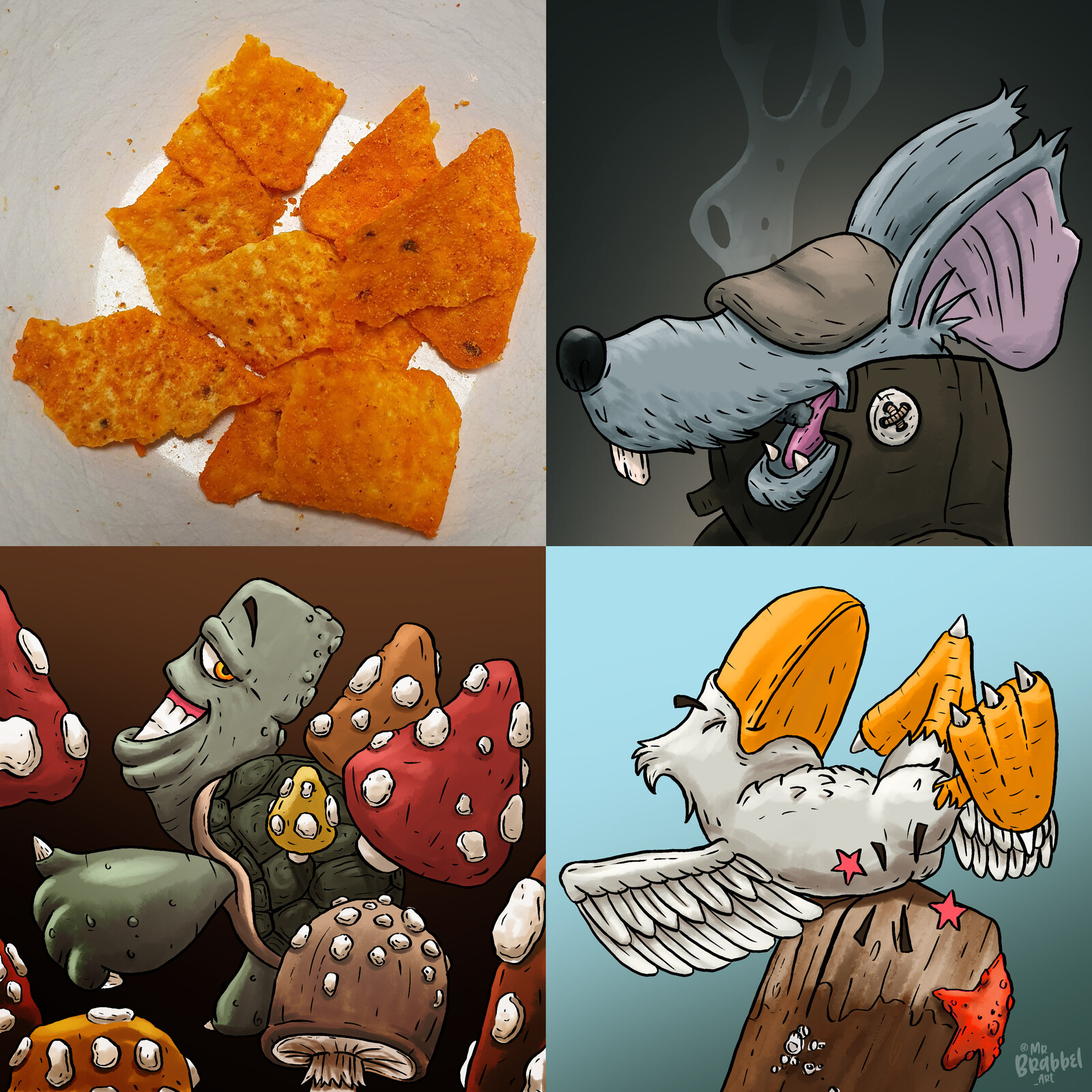 MrBrabbel - Doritos Inspired drawings