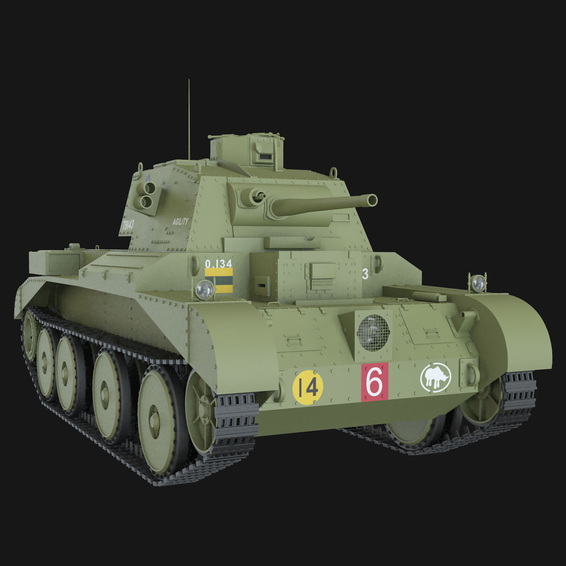 ArtStation - Cruiser Mark III A13