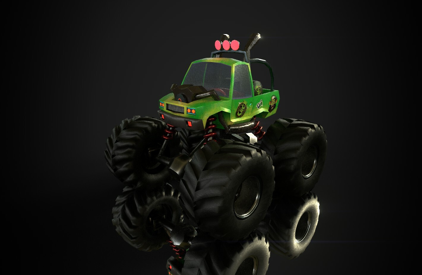 ArtStation - monster truck