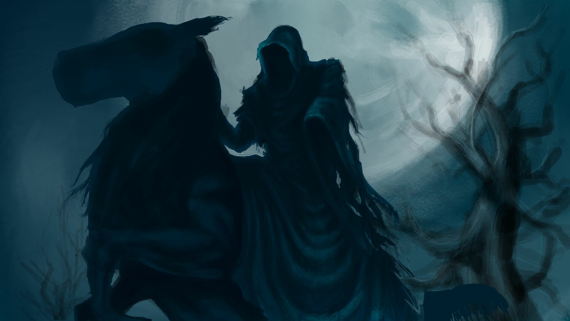 Death Horseman Drawing