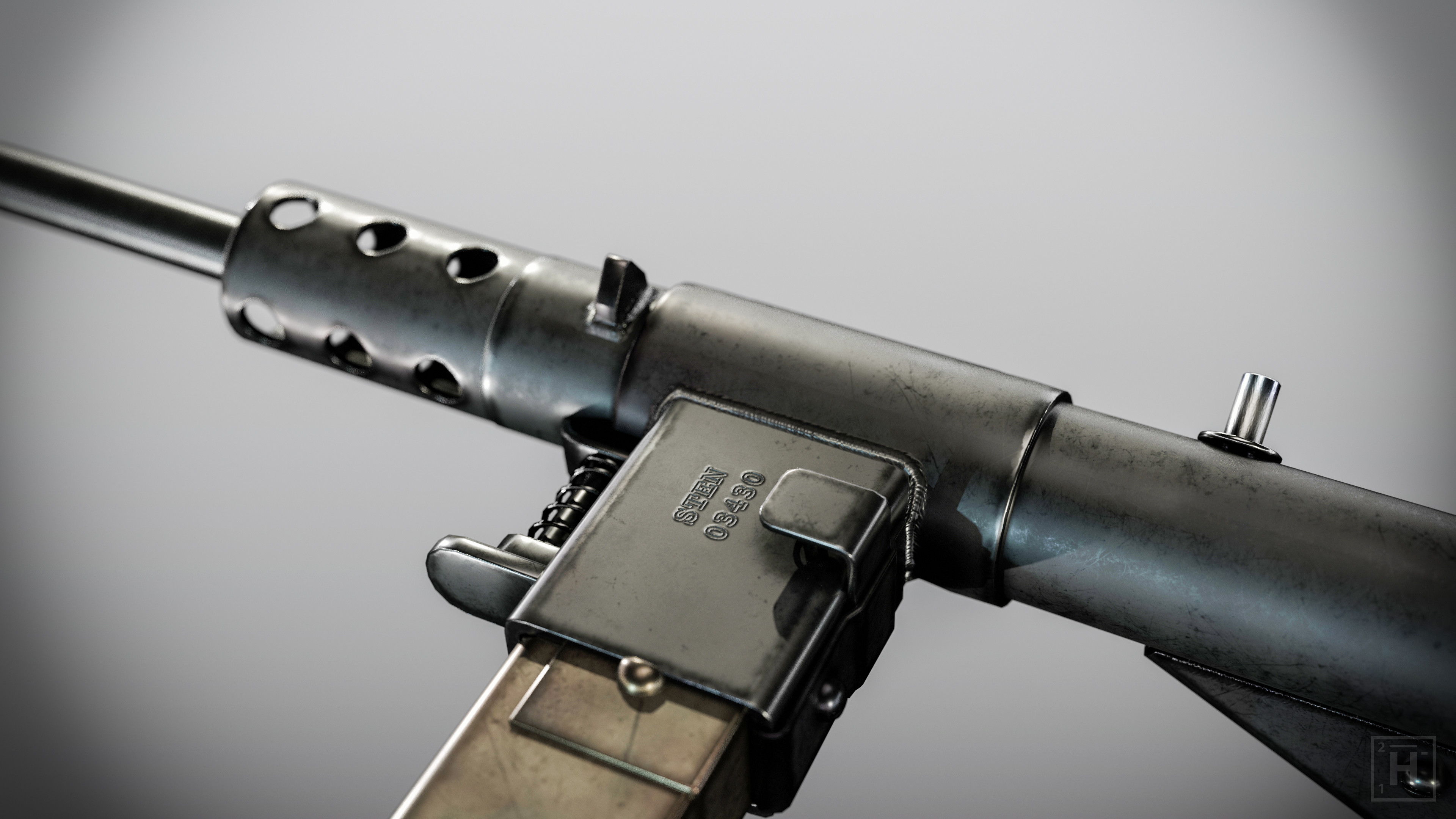 Kameron Brooks Portfolio - STEN Submachine Gun