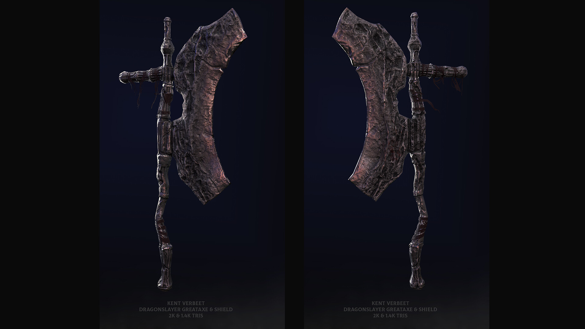 Kent Verbeet - Dragonslayer's Greataxe and Greatshield (Dark Souls 3 ...