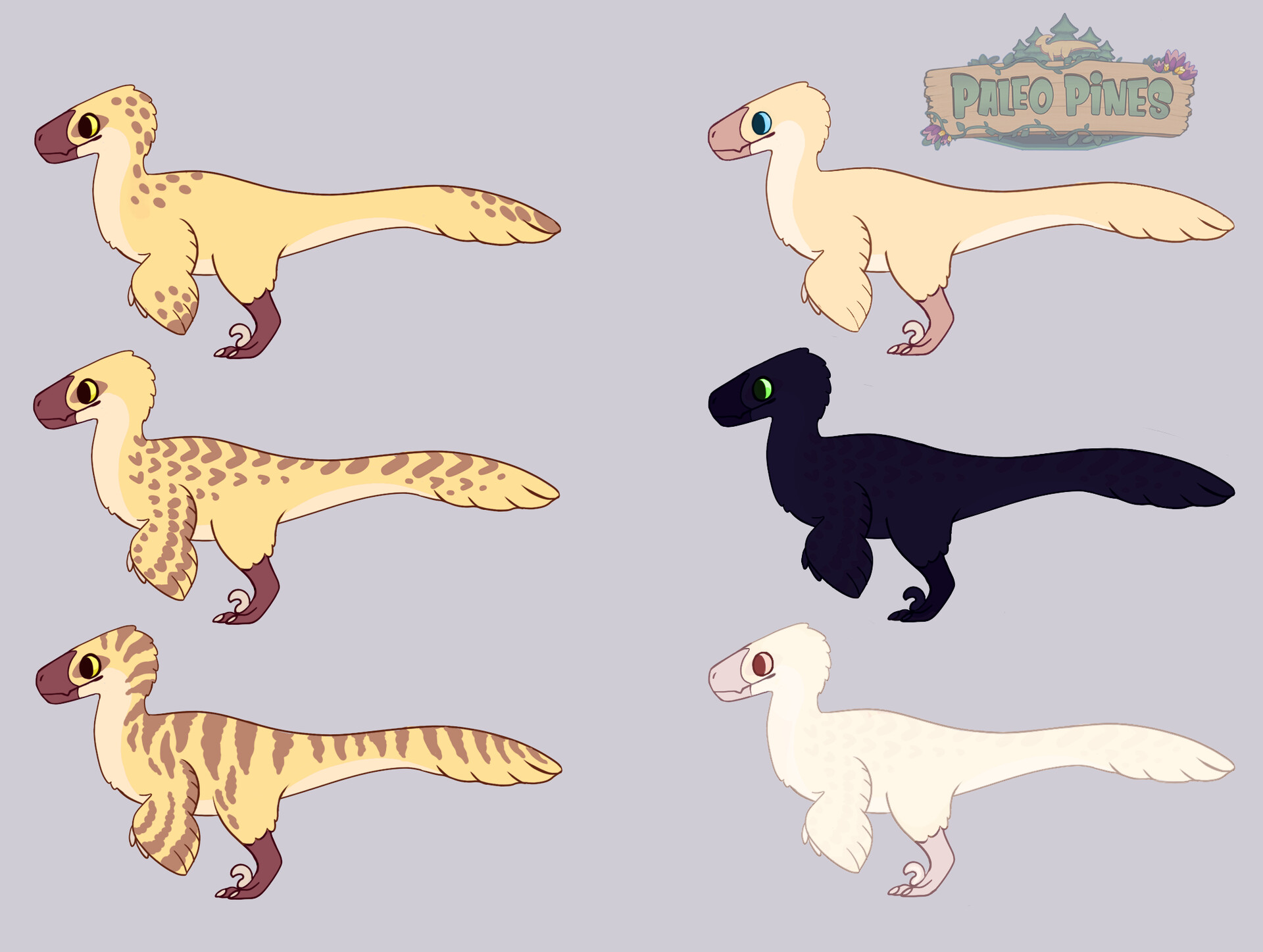 Jordan Bradley - Paleo Pines Dinosaur Designs & Skins (Theropods Pt1)
