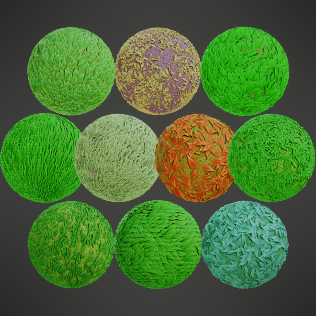 ArtStation - Stylized PBR Grass Textures