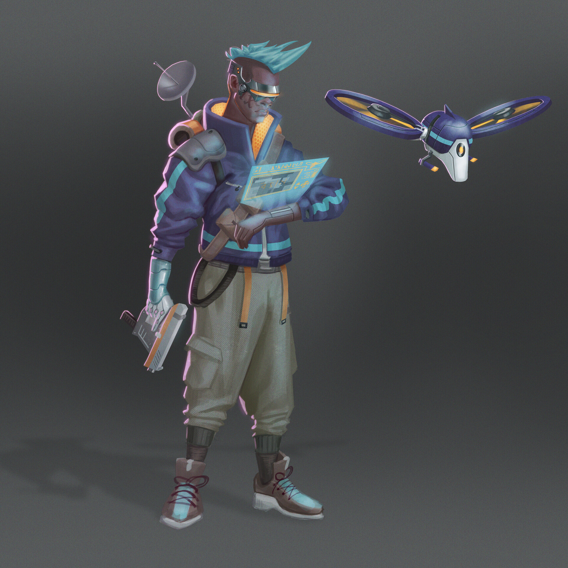 ArtStation - Cyperpunk: Drone Pilot