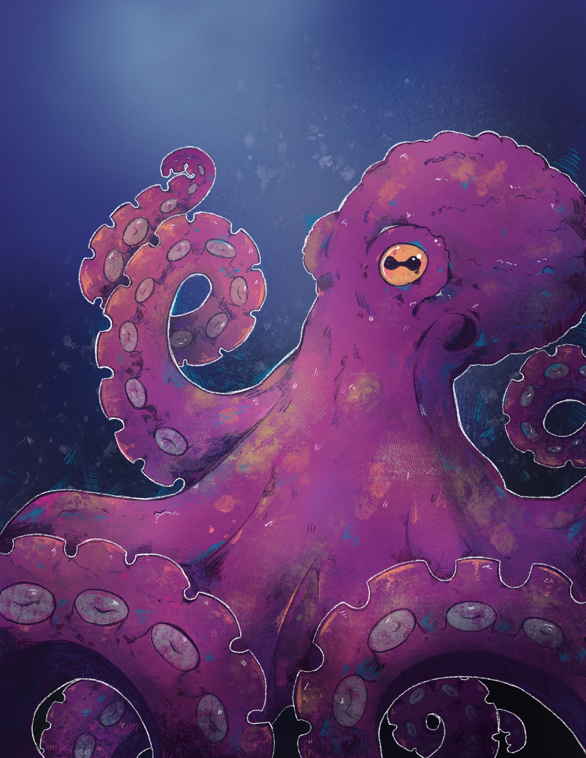 ArtStation - Neon Octopus