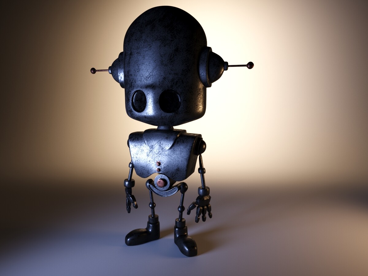 ArtStation - Tiny old robot