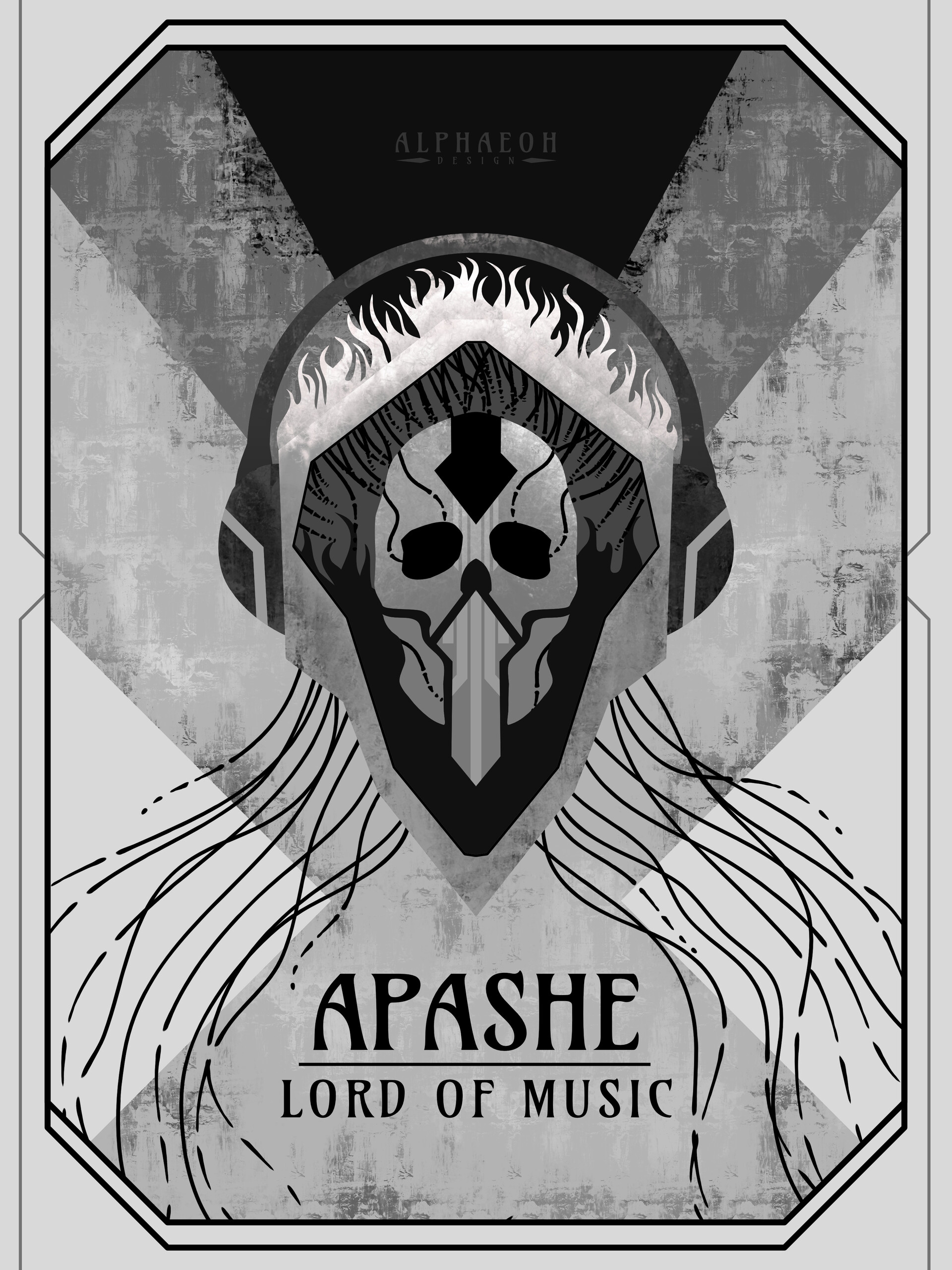 ArtStation - Apashe, Lord of Music - Tarot Card Concept
