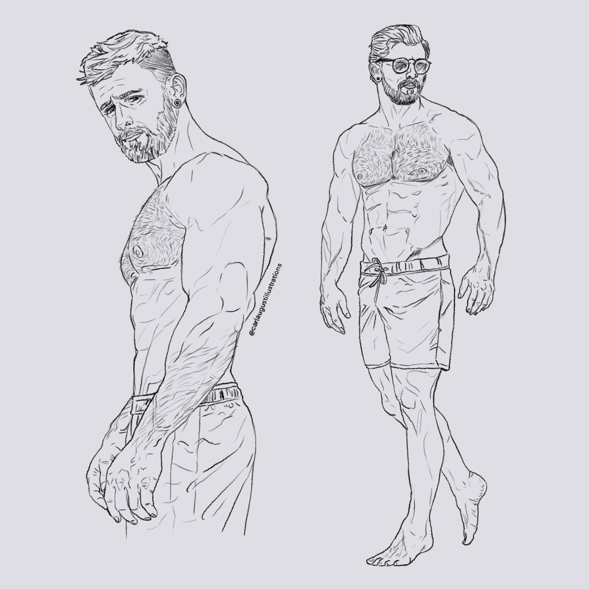 Male Body Figure Drawing