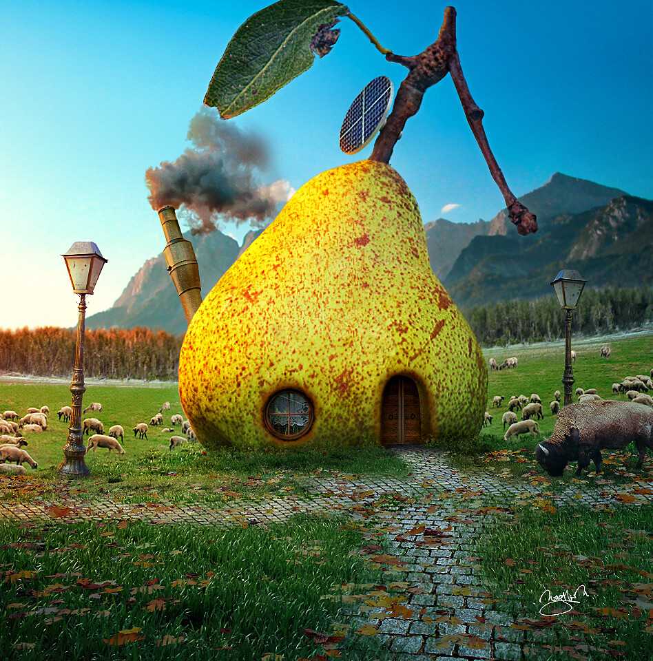 ArtStation - Pear house