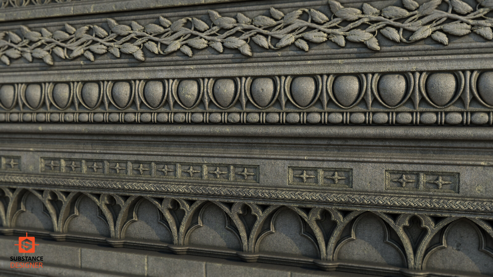 Mike Means - Ornamental Stone Trim Sheet