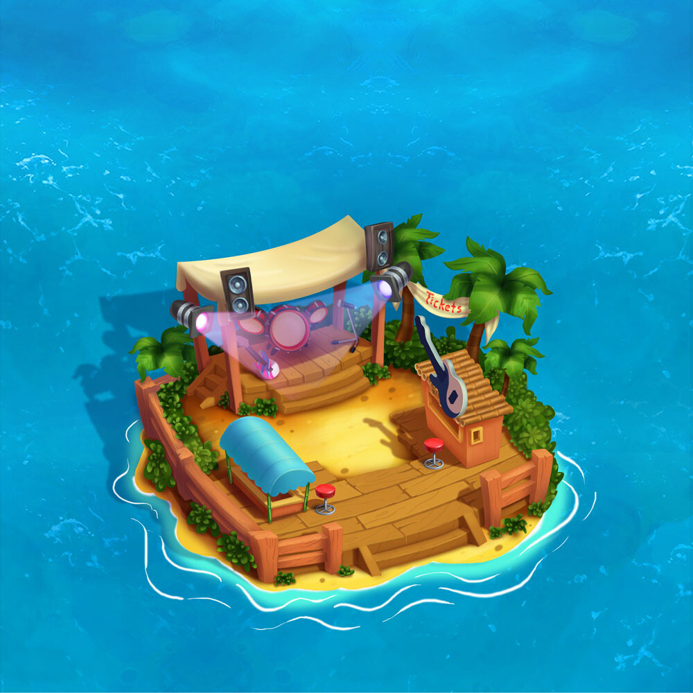 ArtStation - Island set