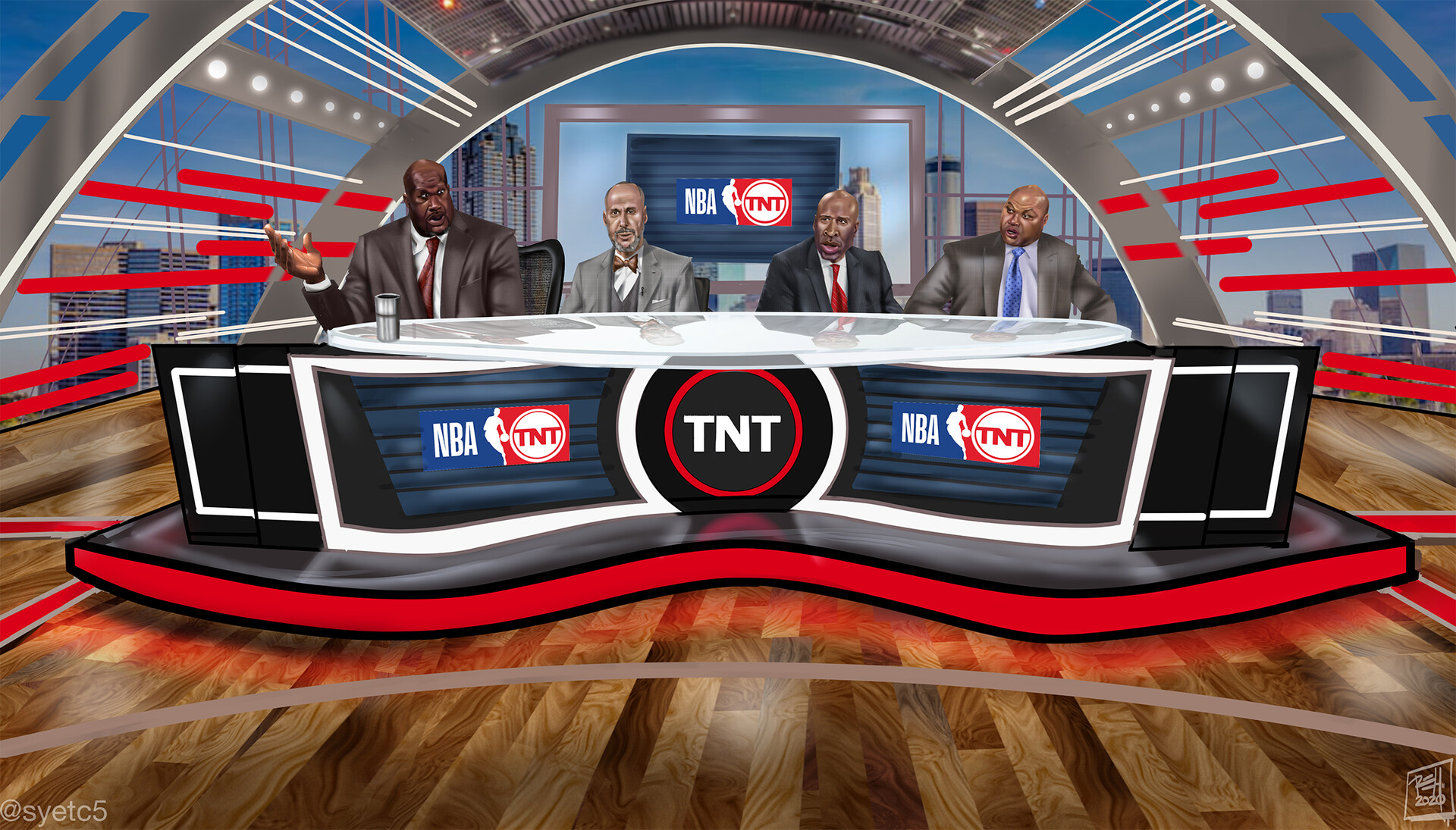ArtStation - NBA on TNT