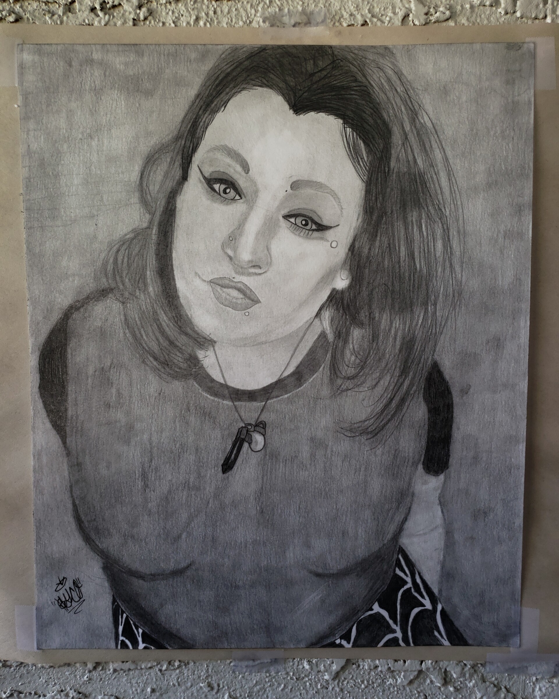 ArtStation - Portrait of my gf