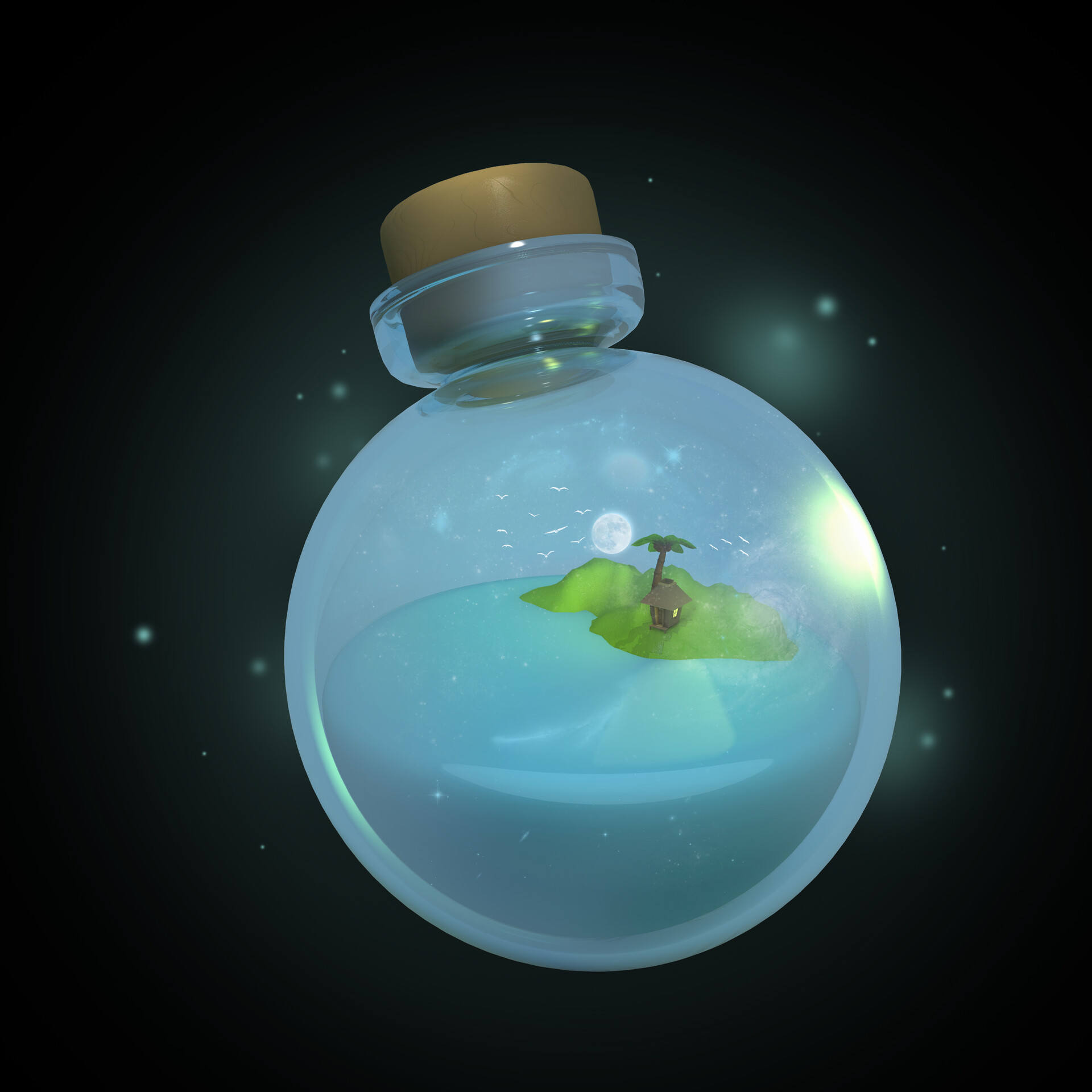 ArtStation - Magic bottle