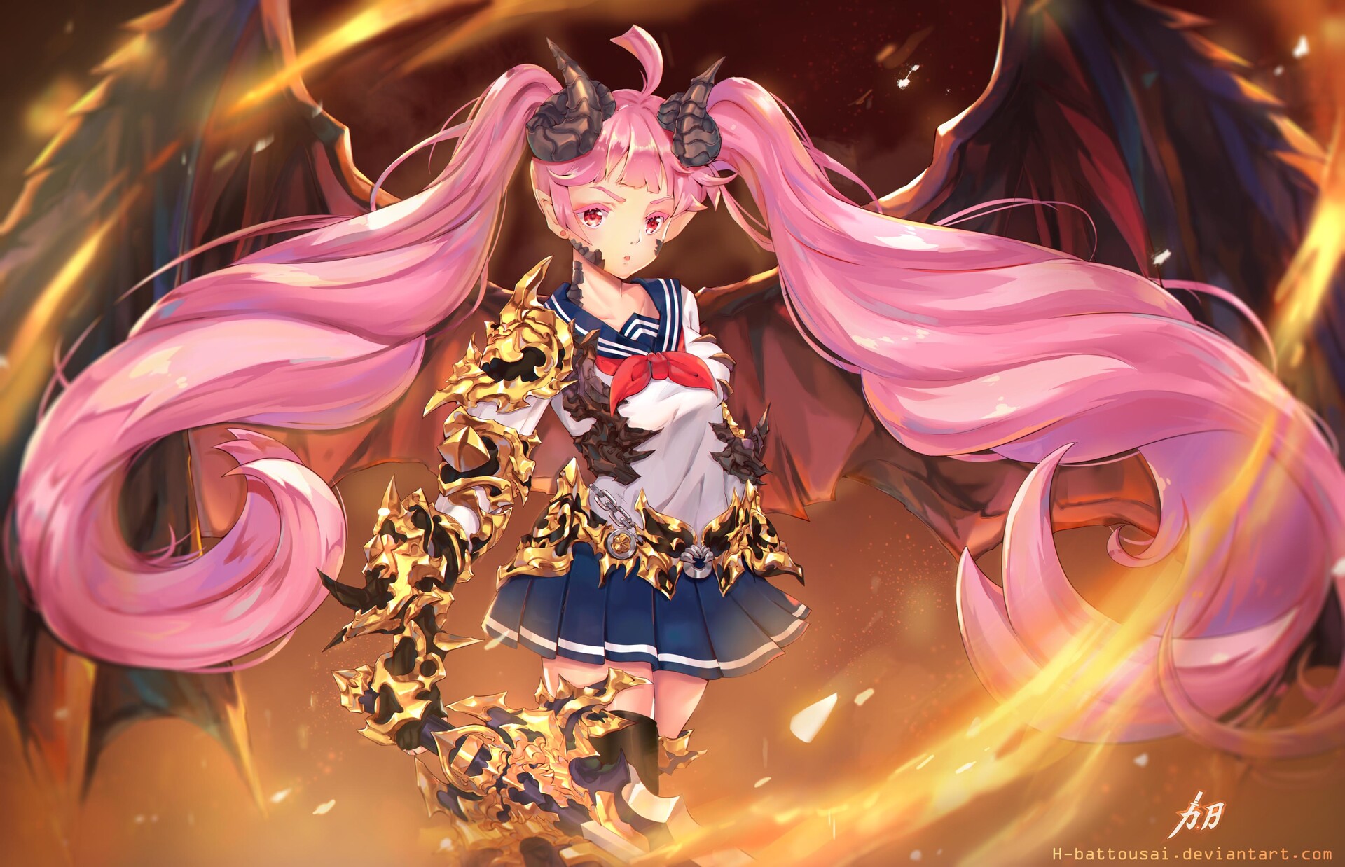 ArtStation - Dragon girl