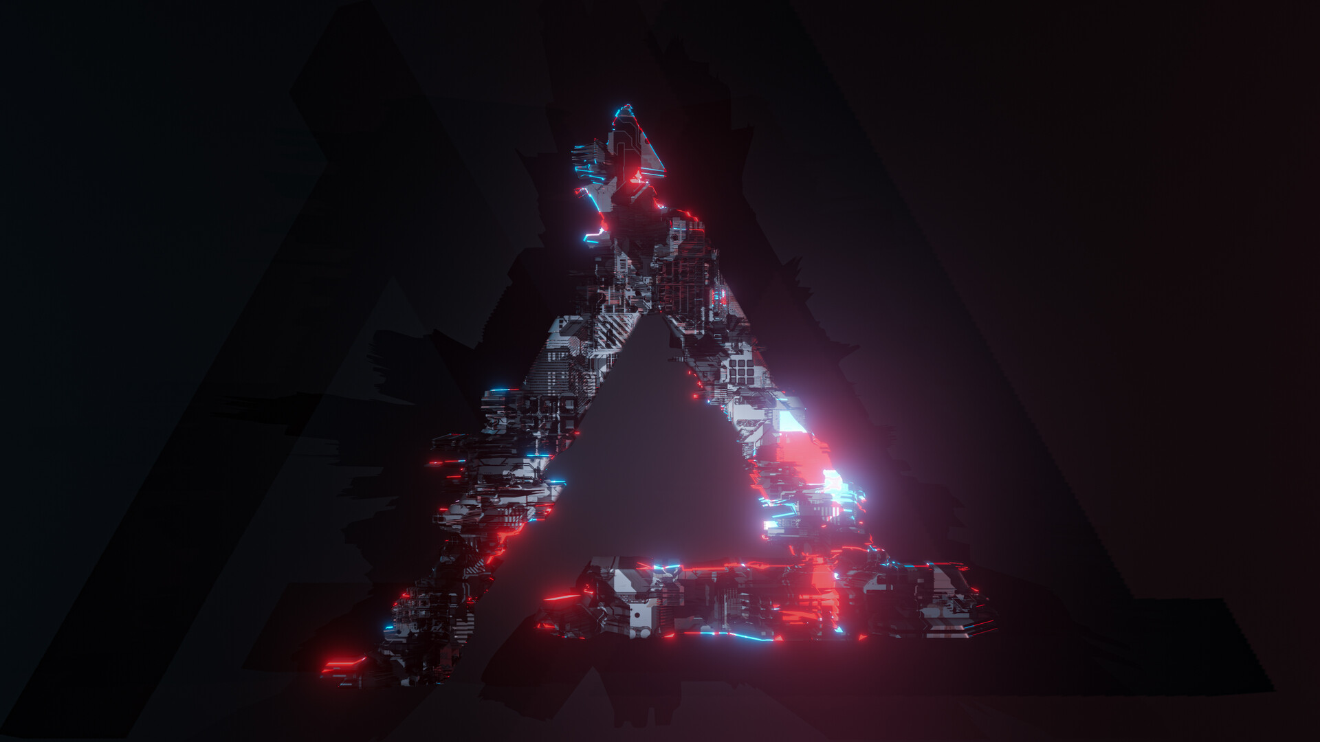 ArtStation - Stylized triangle Logo