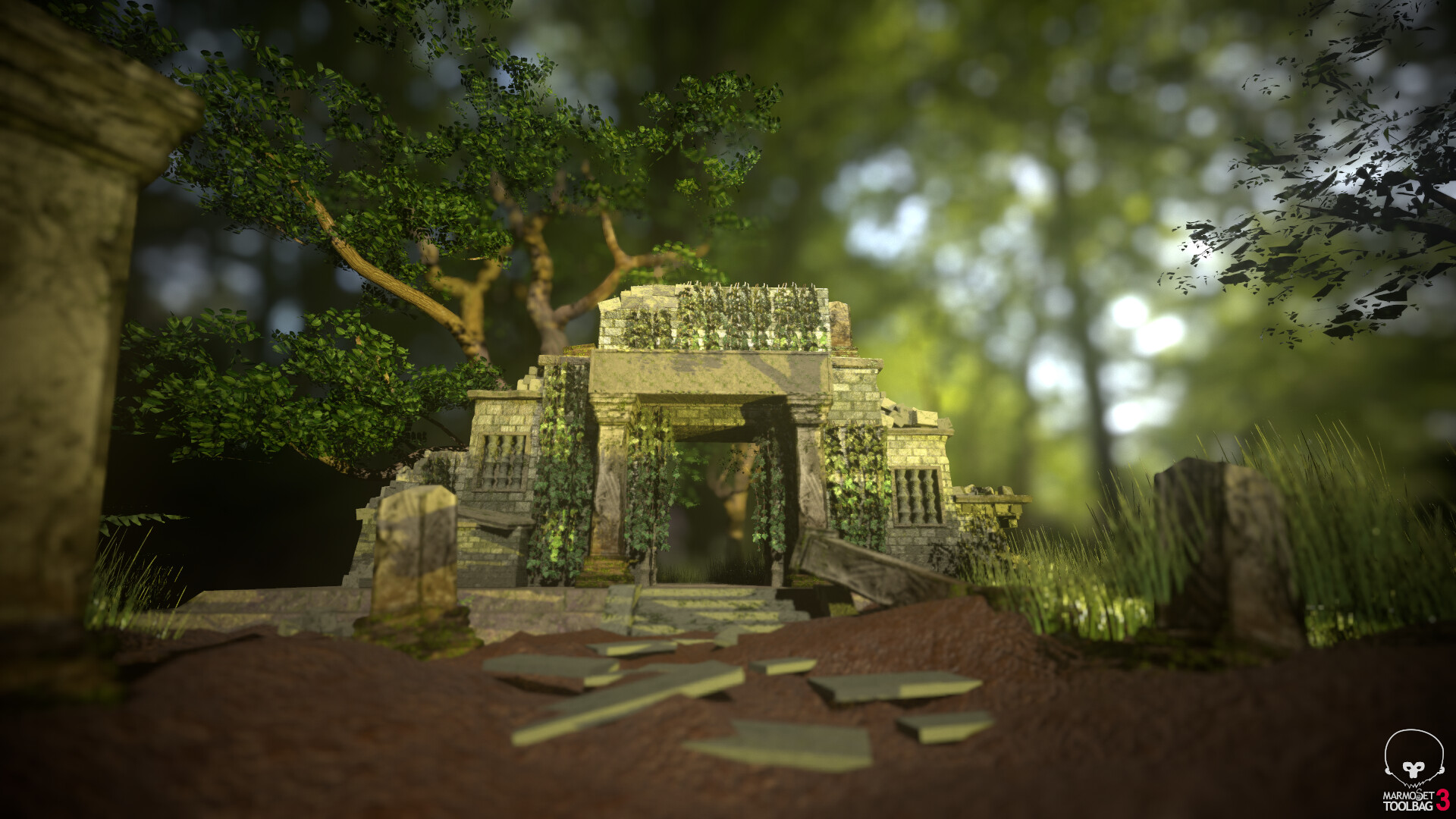Alson Chew - Mayan Temple Ruins