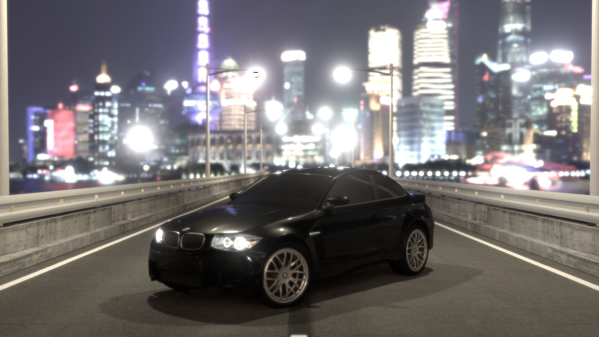ArtStation - Night BMW 3D