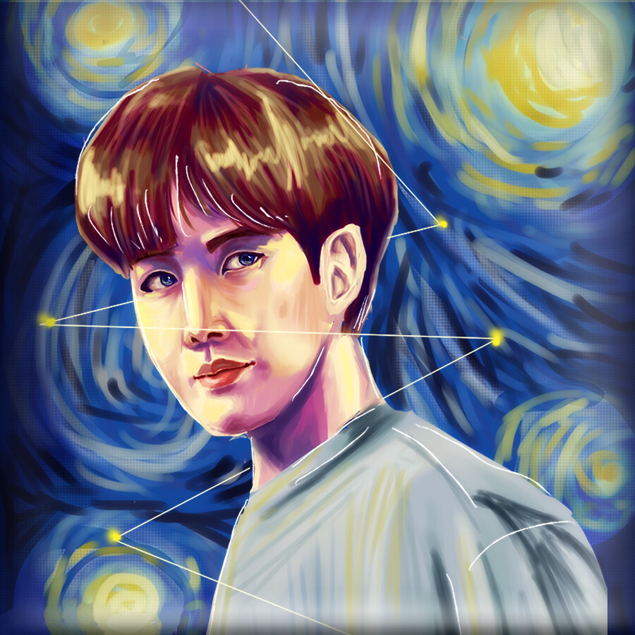 ArtStation - Starry Starry Night | BTS