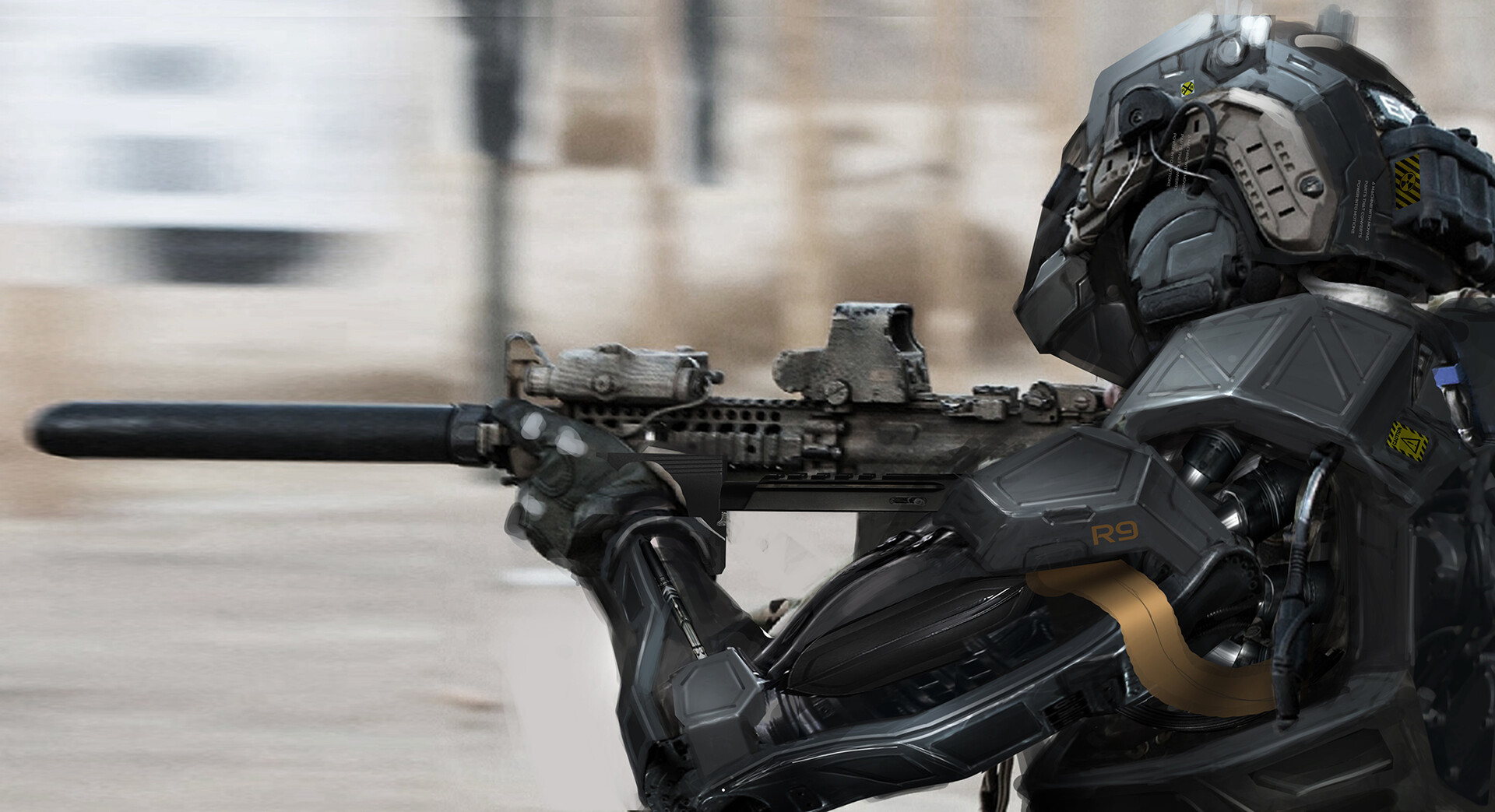 ArtStation - robot shooter