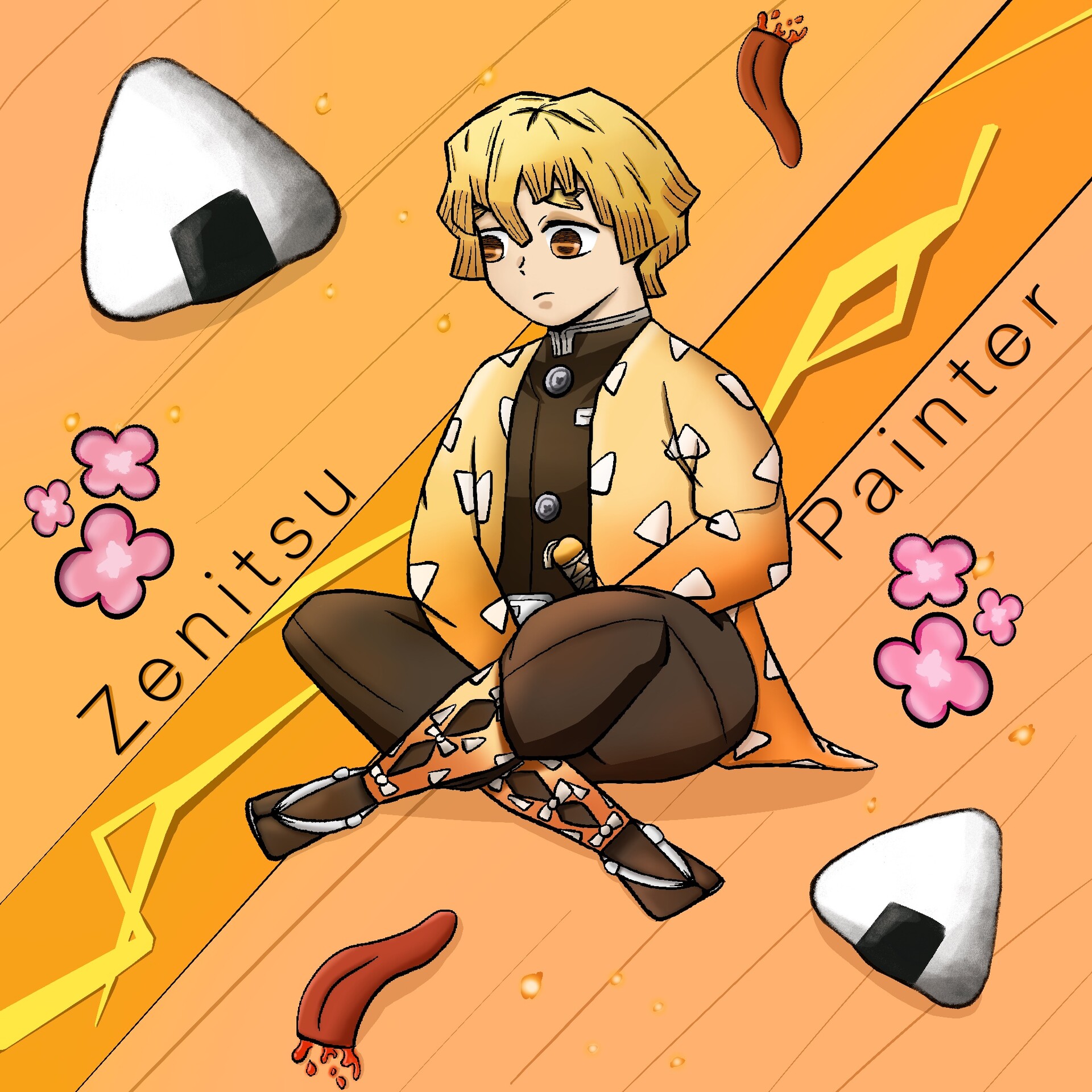 ArtStation - Zenitsu fan art