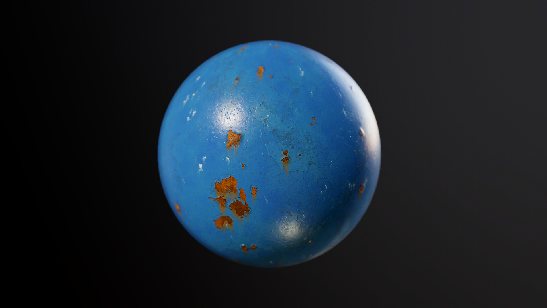 ArtStation - Painted and rusty metal - Substance Designer