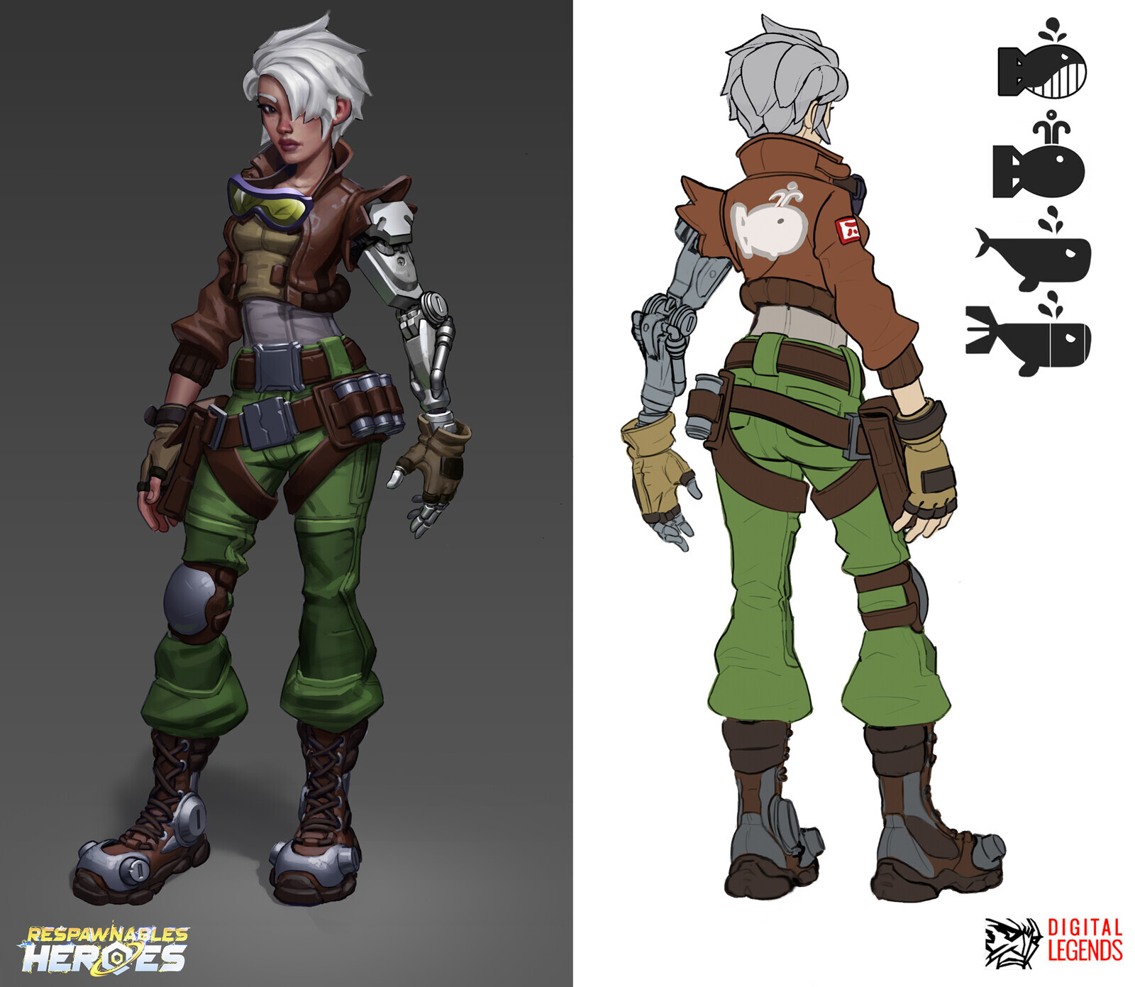 ArtStation - Alpha: Early Character Concept Respawnables Heroes