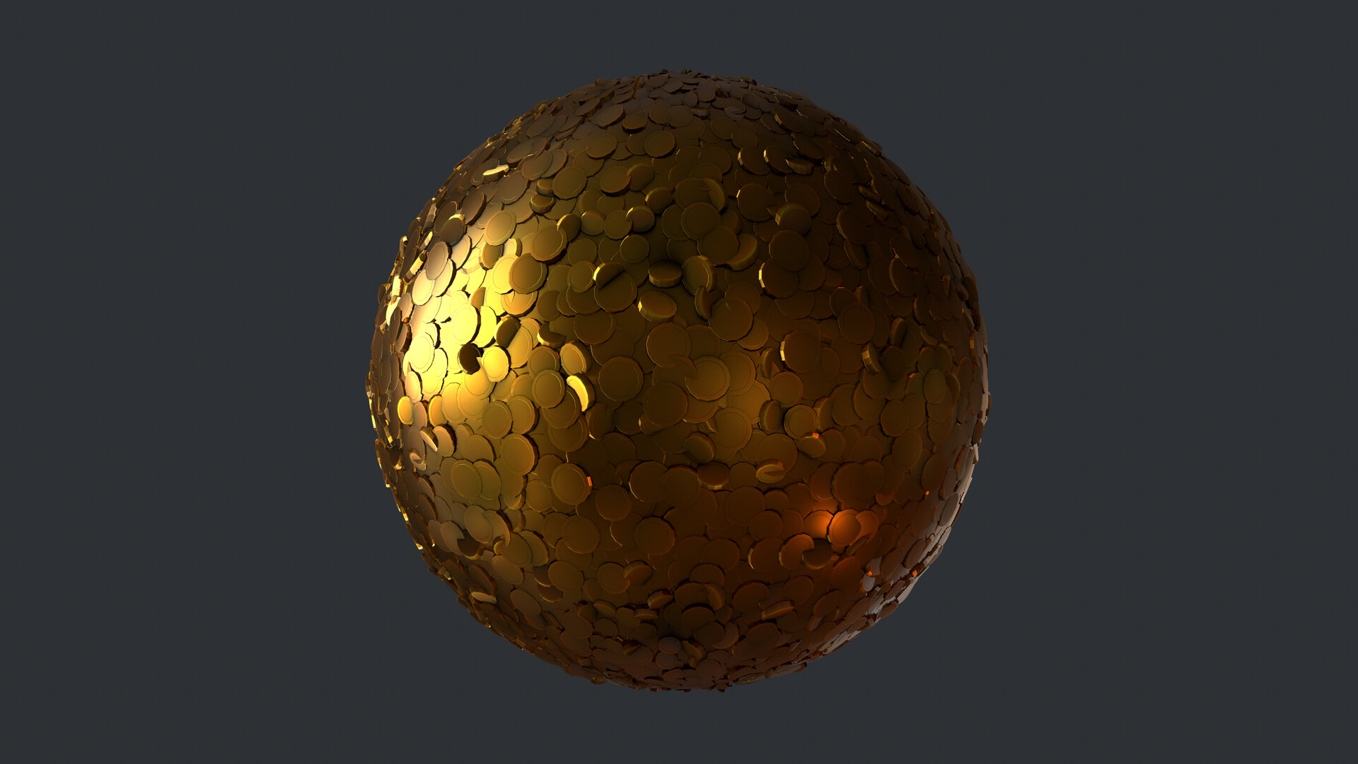 ArtStation - Golden coins material