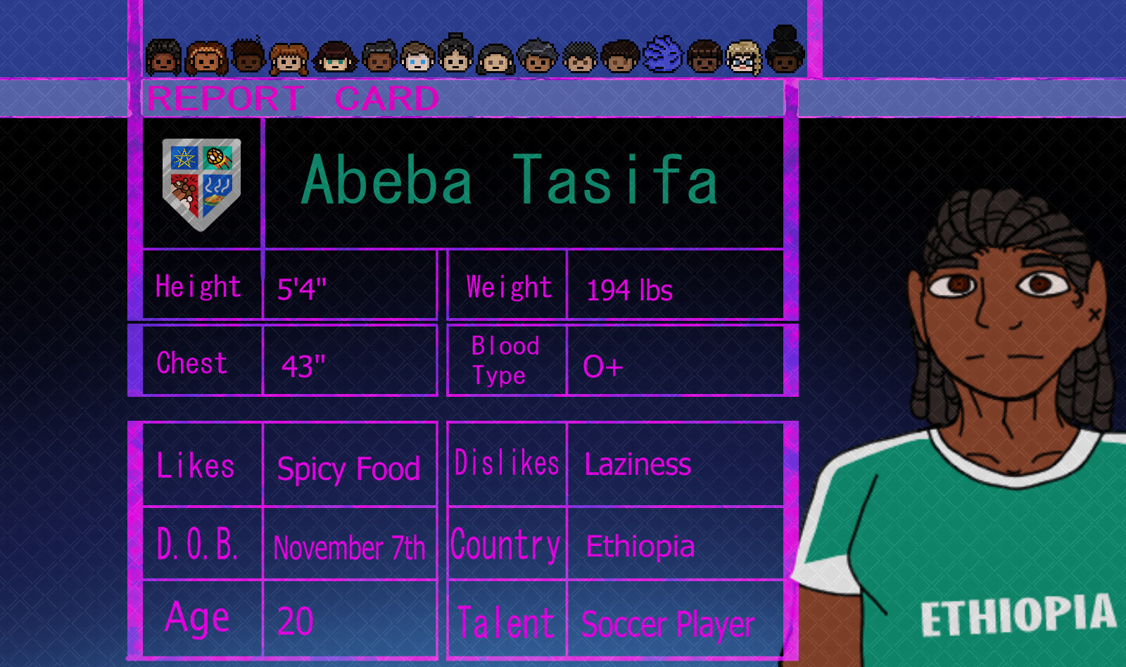 ArtStation - Abeba's Report Card